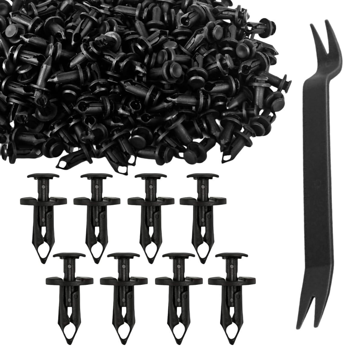 LTS EMIRA 200Pcs ATV UTV Body Fastener Rivets Push Pin Compatible with ...