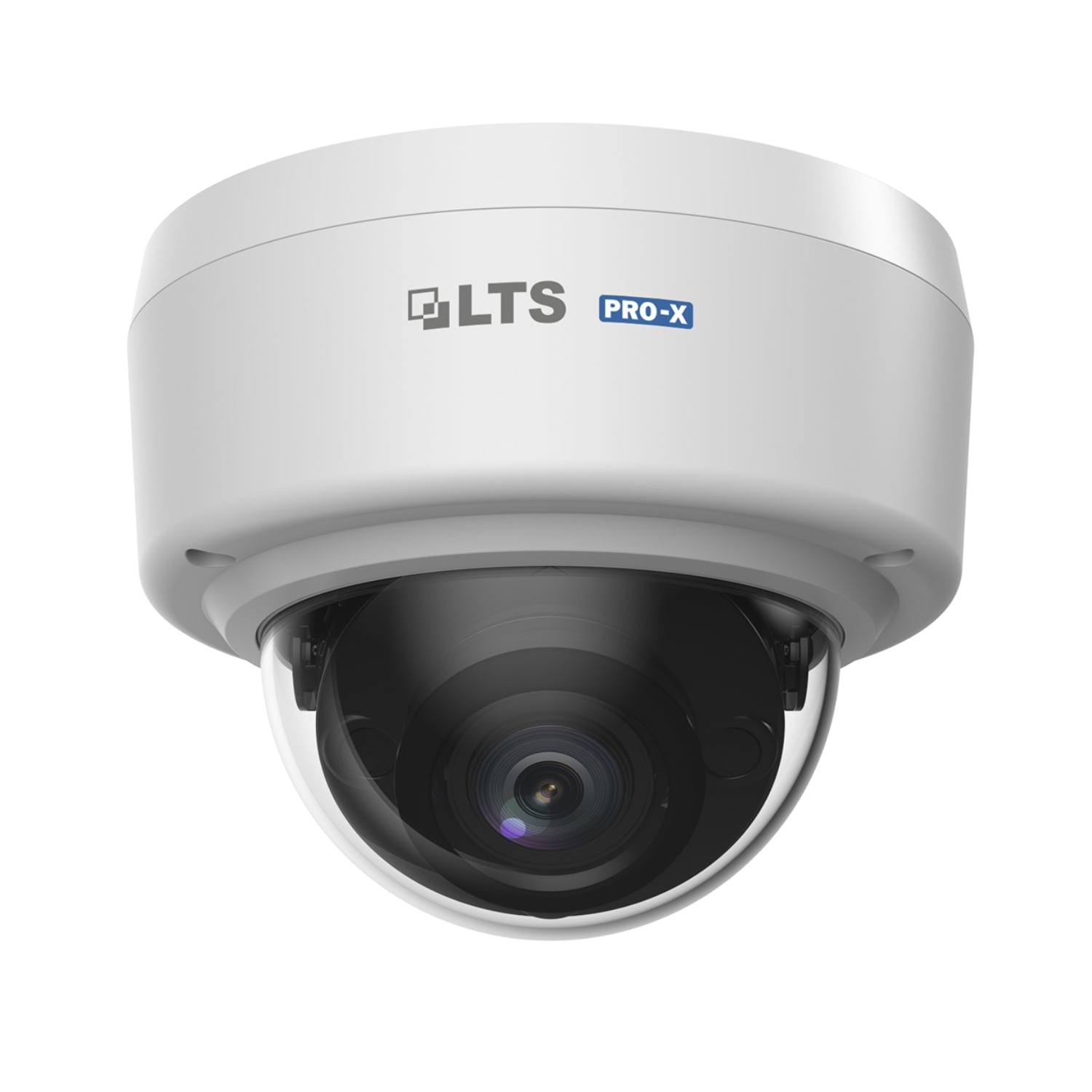 LTS LXIP7783W-SDZ Pro-X IP 8MP 2.7-13.5mm 131ft IR WDR Built in Mic Ai NDAA Dome Camera ...