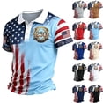 LTTVQM 250th Anniversary Usa Shirt for Men Short Sleeve Casual Summer ...