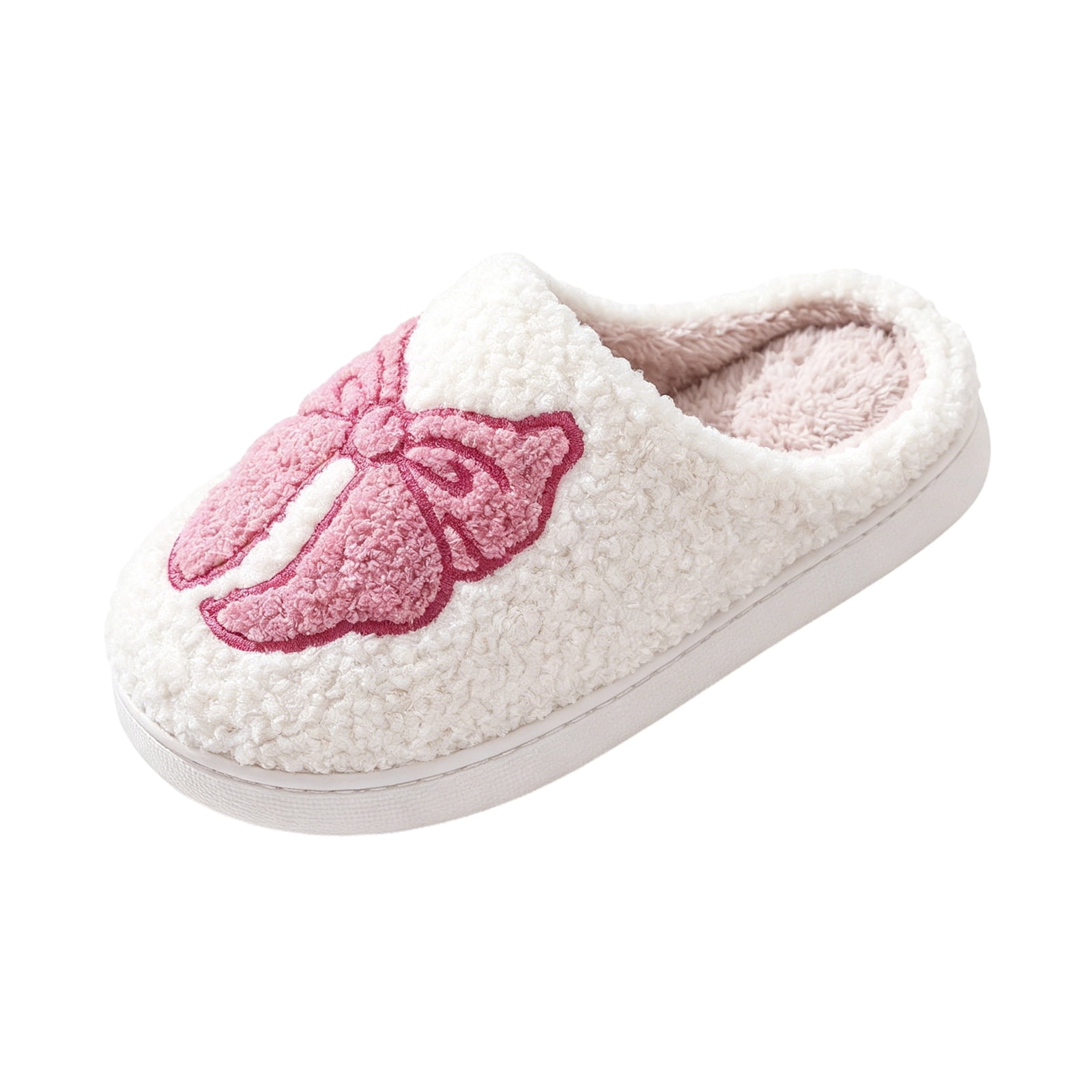 LTTVQM House Slippers for Women Warm Cozy Comfort Fuzzy Memory Foam ...