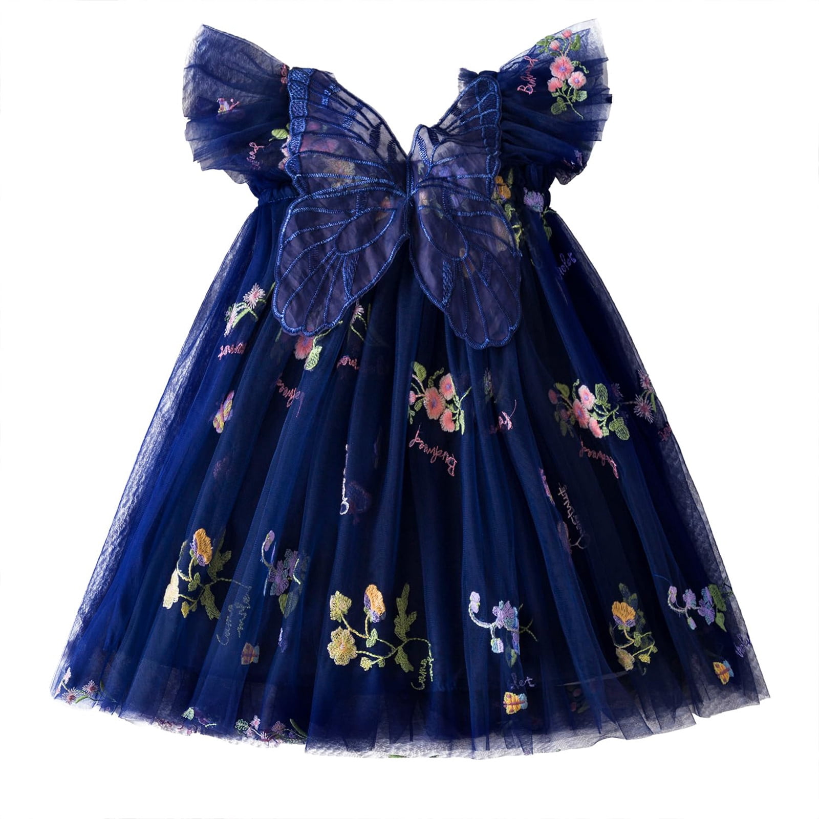 LTTVQM Princess Dresses for Toddler Girls Sleeveless Cute Butterfly ...