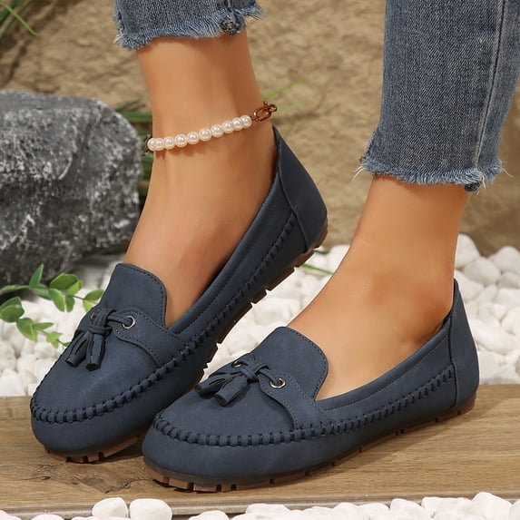 LTTVQM Women's Comfortable Loafers 2026 Soft Lightweight Synthetic ...