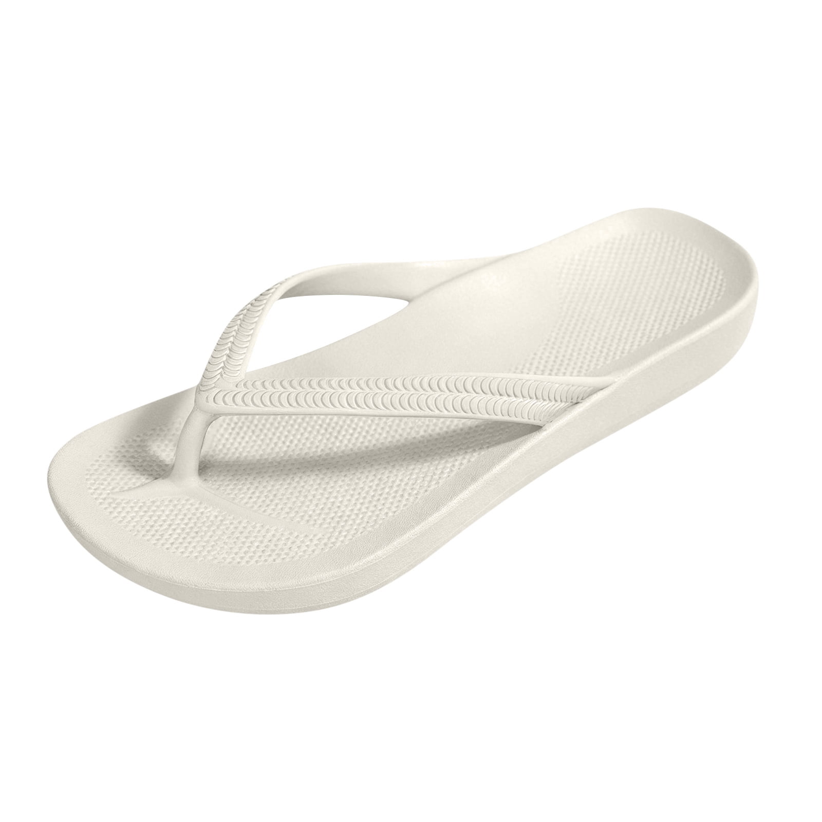 LTTVQM Womens Mens Flip Flops Comfort Arch Support Open Toe Flat Thong ...
