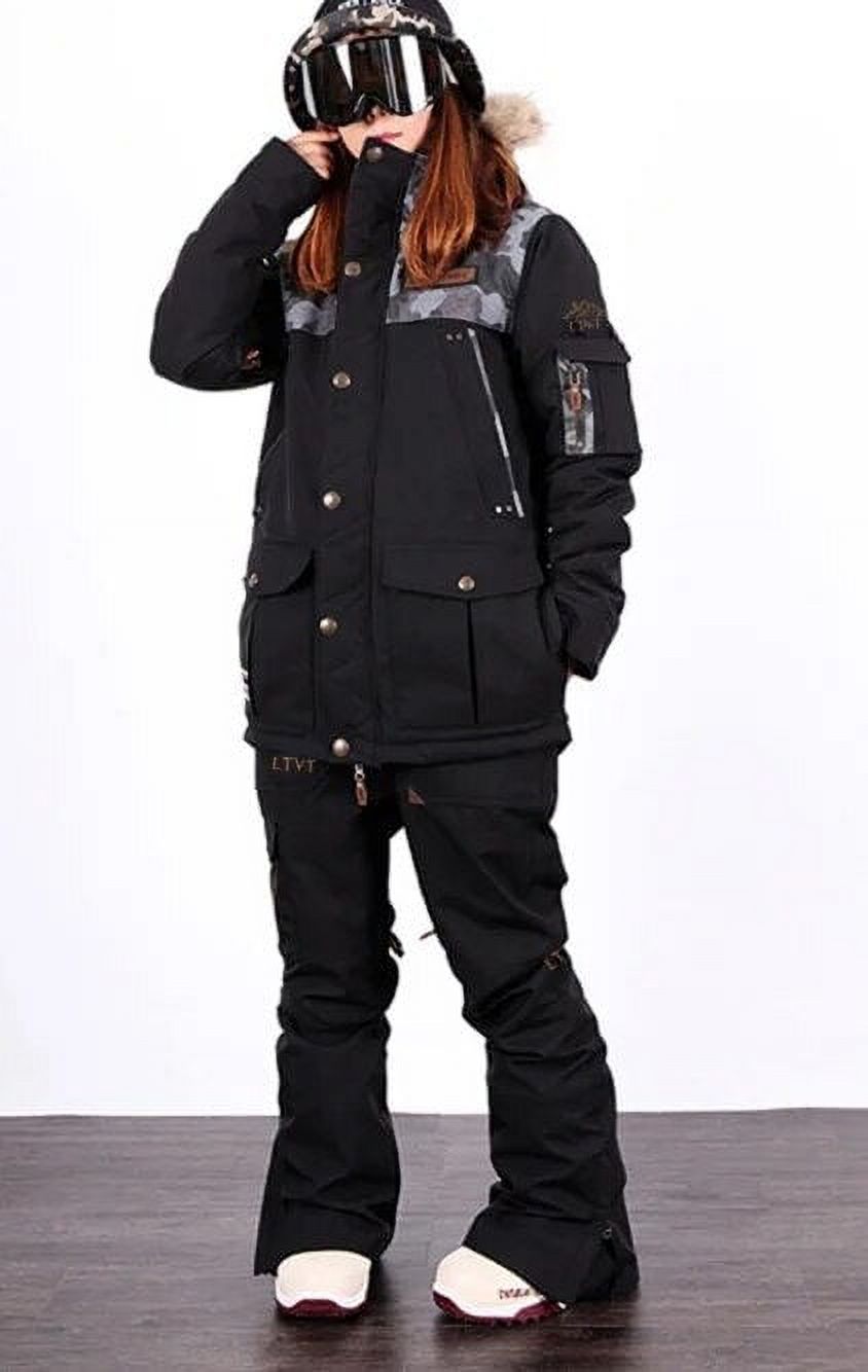 LTVT Brand Ski Suit Men/Women Snowboarding jackets+Pants Suits Warm Snow Coat Breathable ...