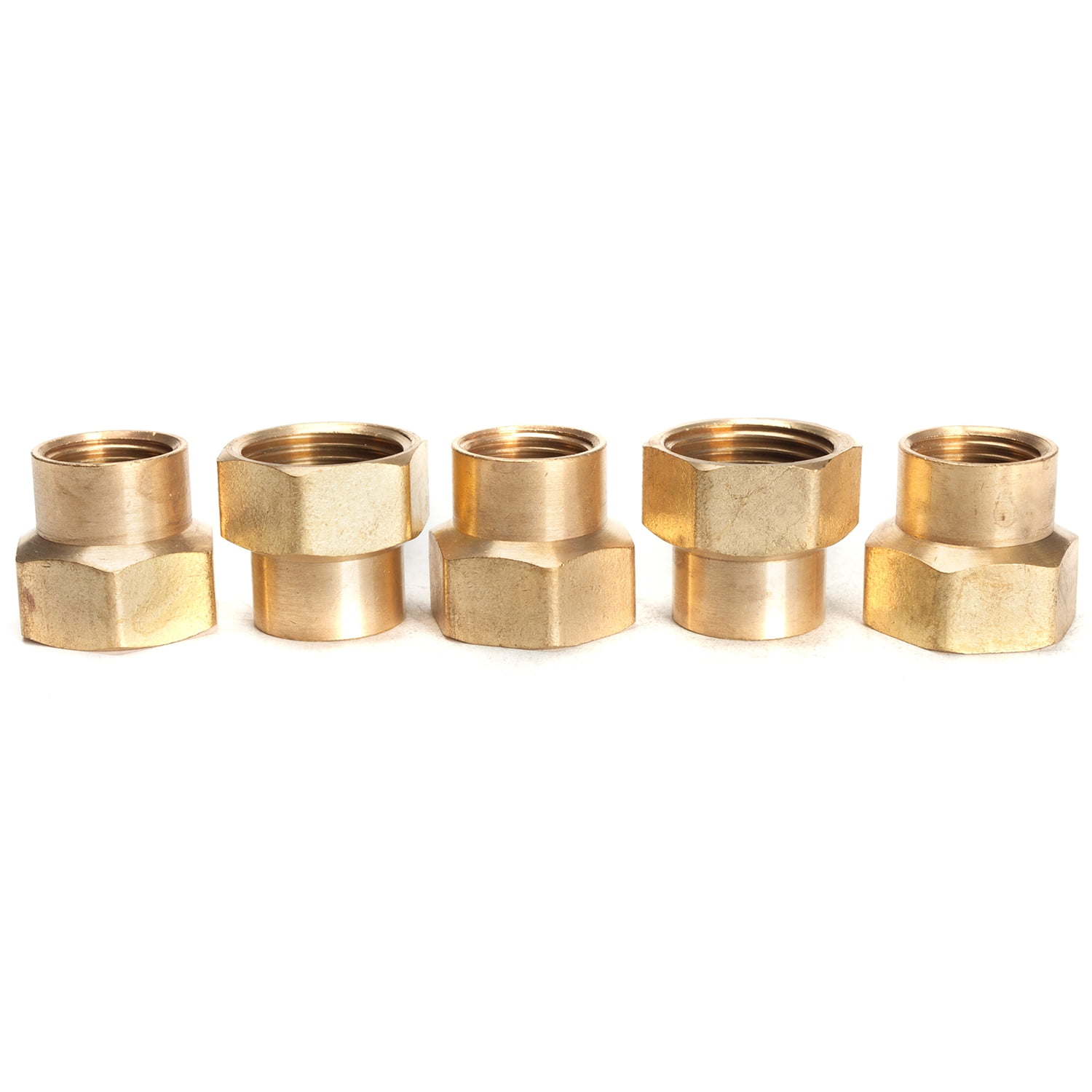 LTWFITTING 3/4" FHT x 1/2" FIP Brass Hose Adapter,Brass Garden Hose ...
