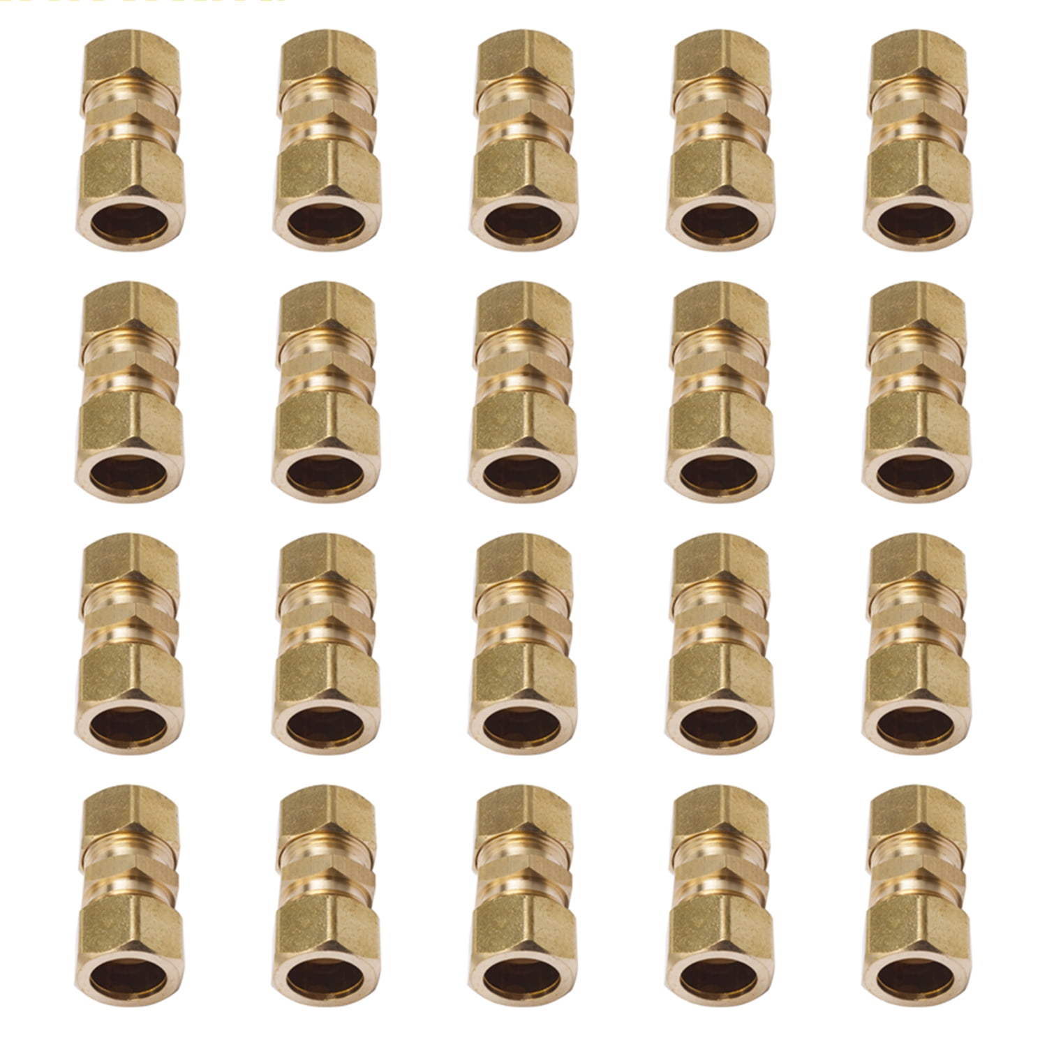 LTWFITTING 5/8" OD Compression Union,Brass Compression Fitting(Pack of ...