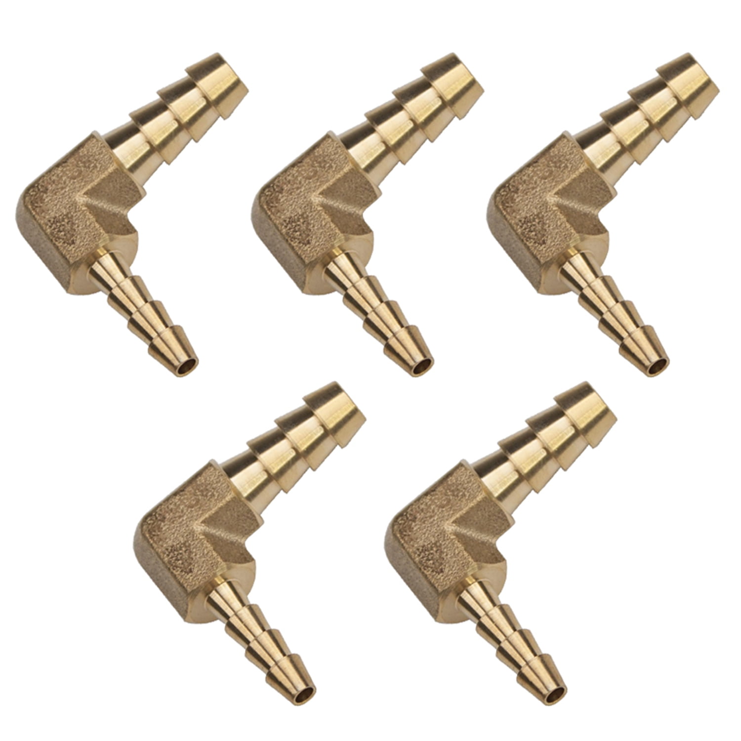 LTWFITTING 90 Deg Reducing Elbow Brass Barb Fitting 1/4-Inch x1/8-Inch ...
