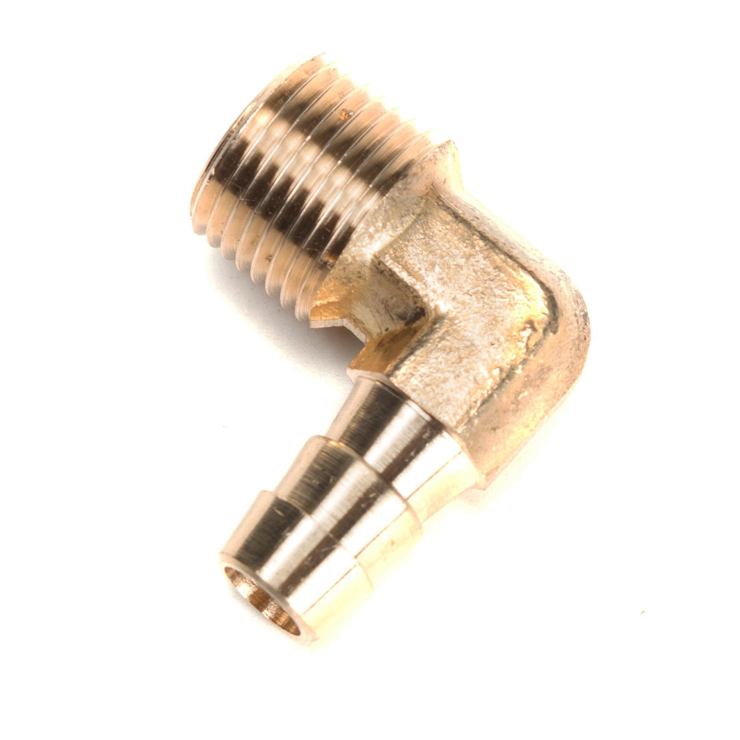 LTWFITTING 90 Degree Elbow Brass Barb Fitting 3/8 ID Hose x 3/8-Inch Male NPT Fuel Boat Water ...