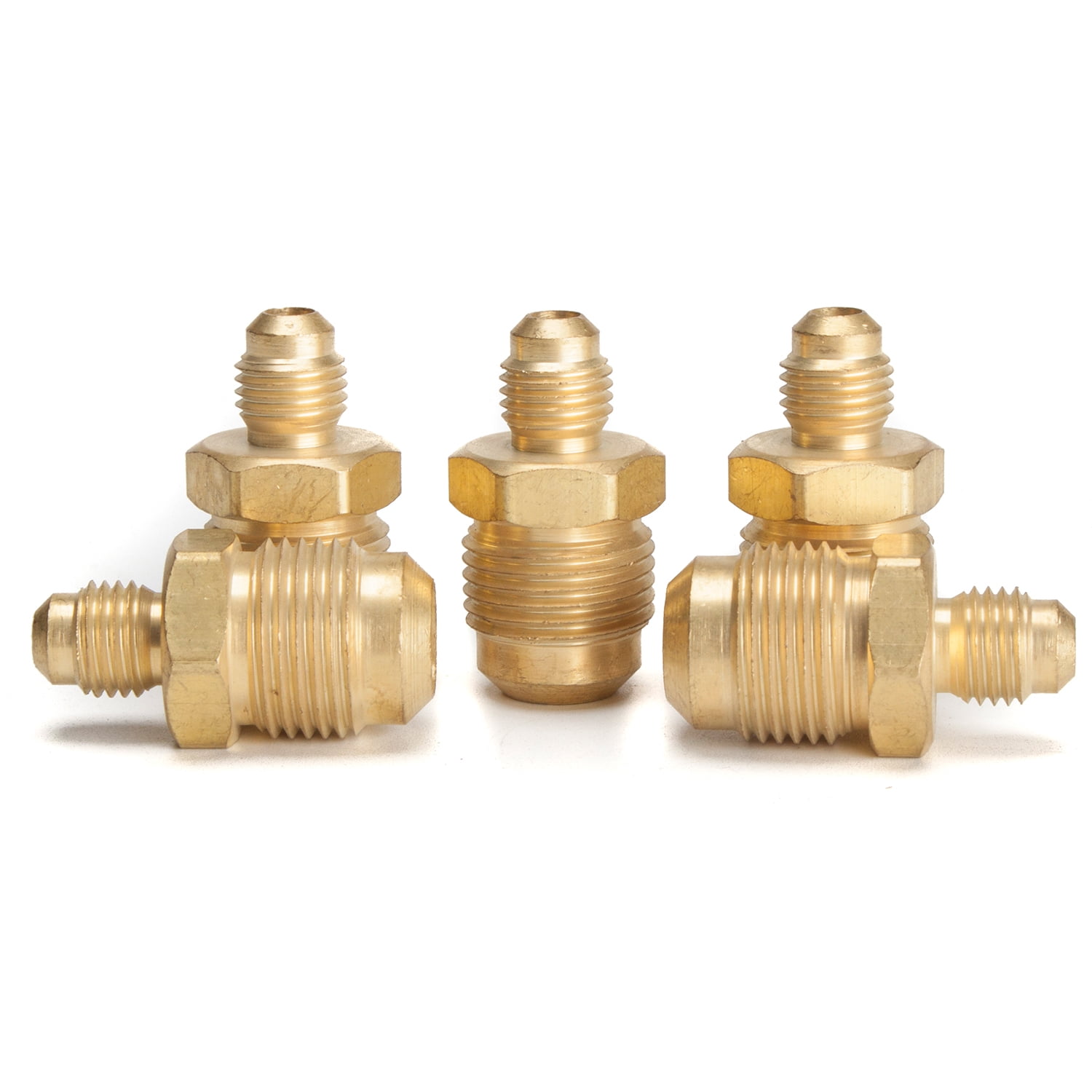 LTWFITTING Brass 1/2" OD x 1/4" OD Flare Reducing Union,Brass Flare ...
