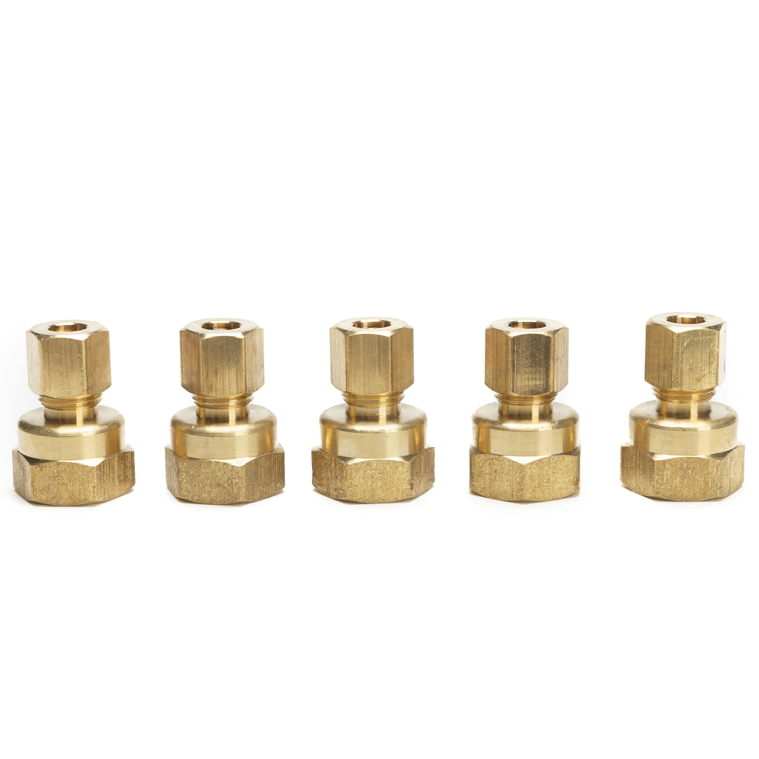LTWFITTING Brass 1/4" OD x 3/8" Female NPT Compression Connector ...