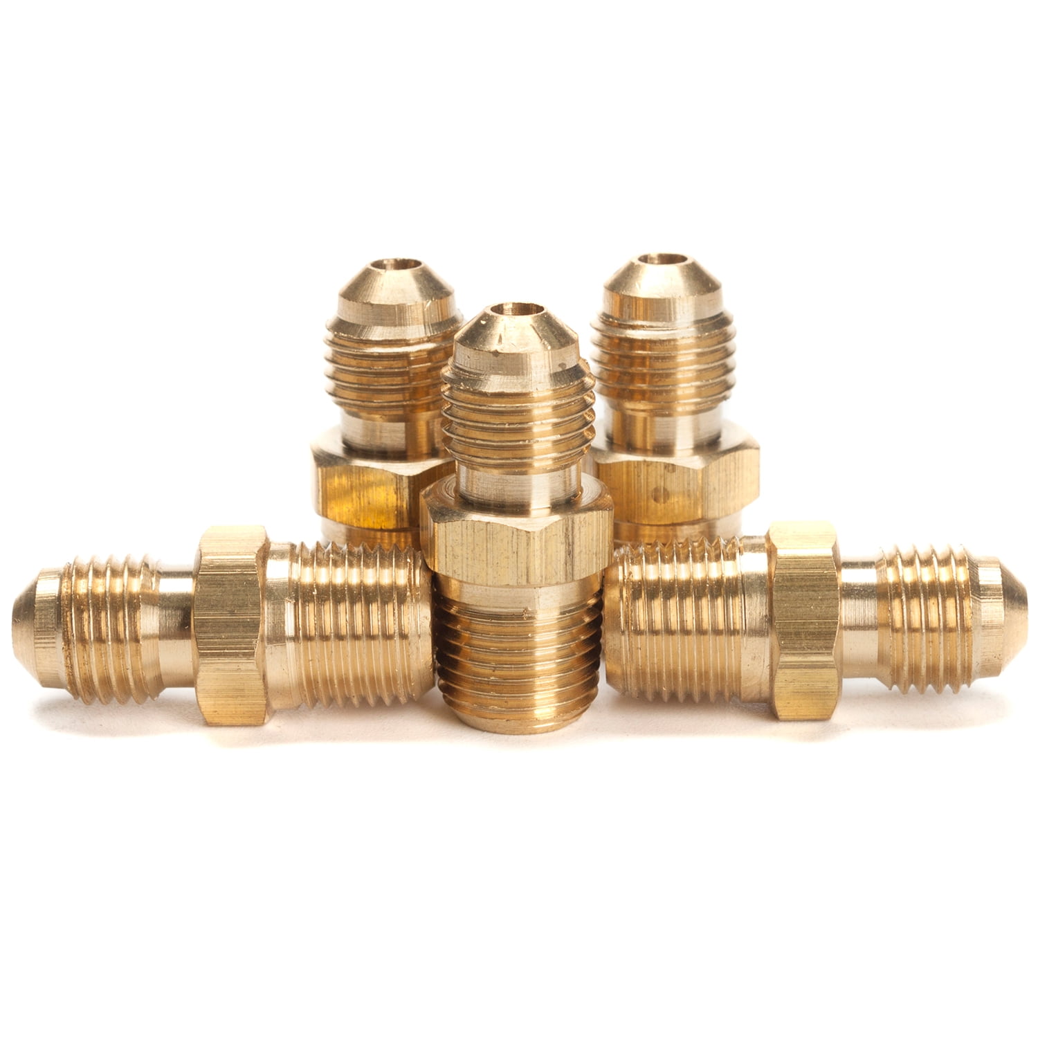 LTWFITTING Brass 45 Degree Flare 3/16" OD x 1/8" Male NPT Connector ...