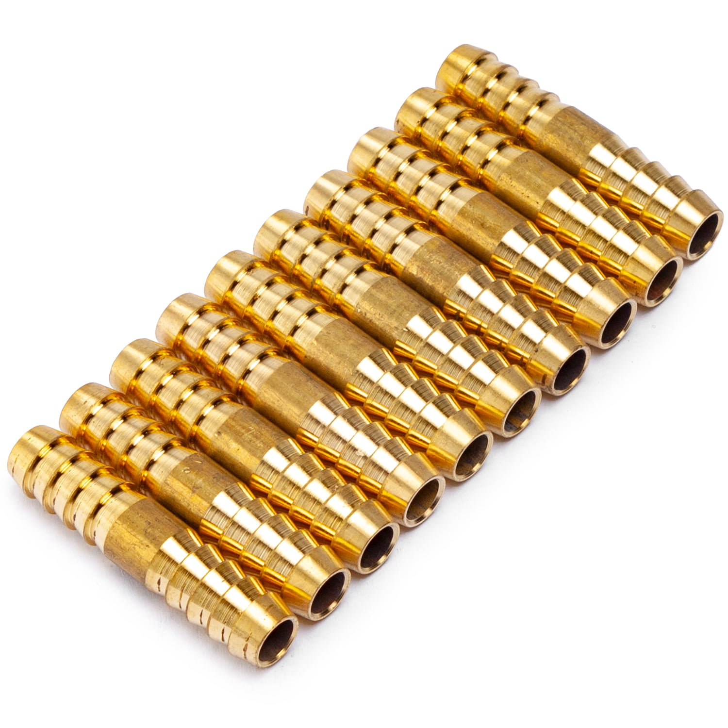 LTWFITTING Brass Barb Splicer Mender 5/16-Inch ID Hose Fitting Air ...