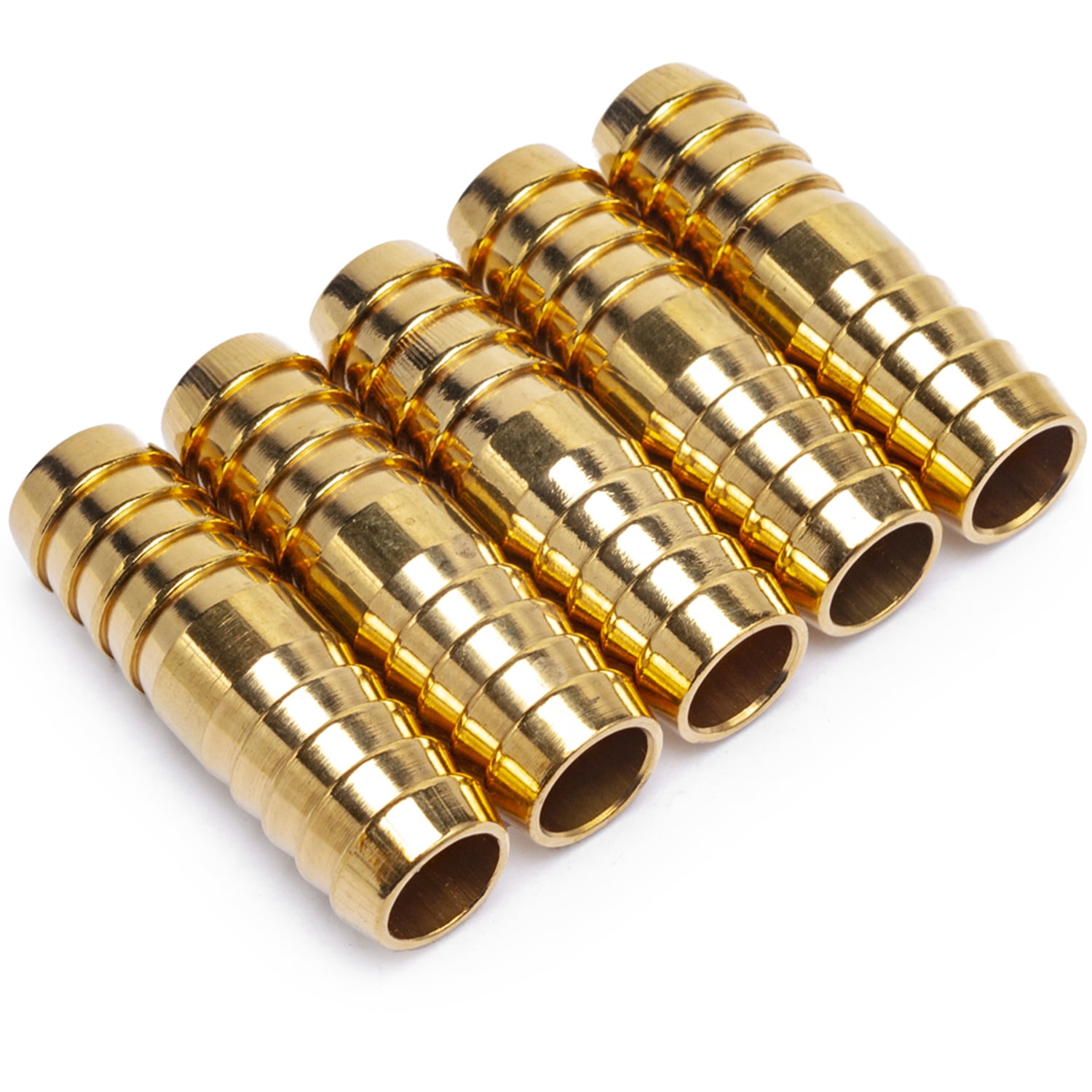 LTWFITTING Brass Barb Splicer Mender 5/8-Inch ID Hose Fitting Air Boat ...