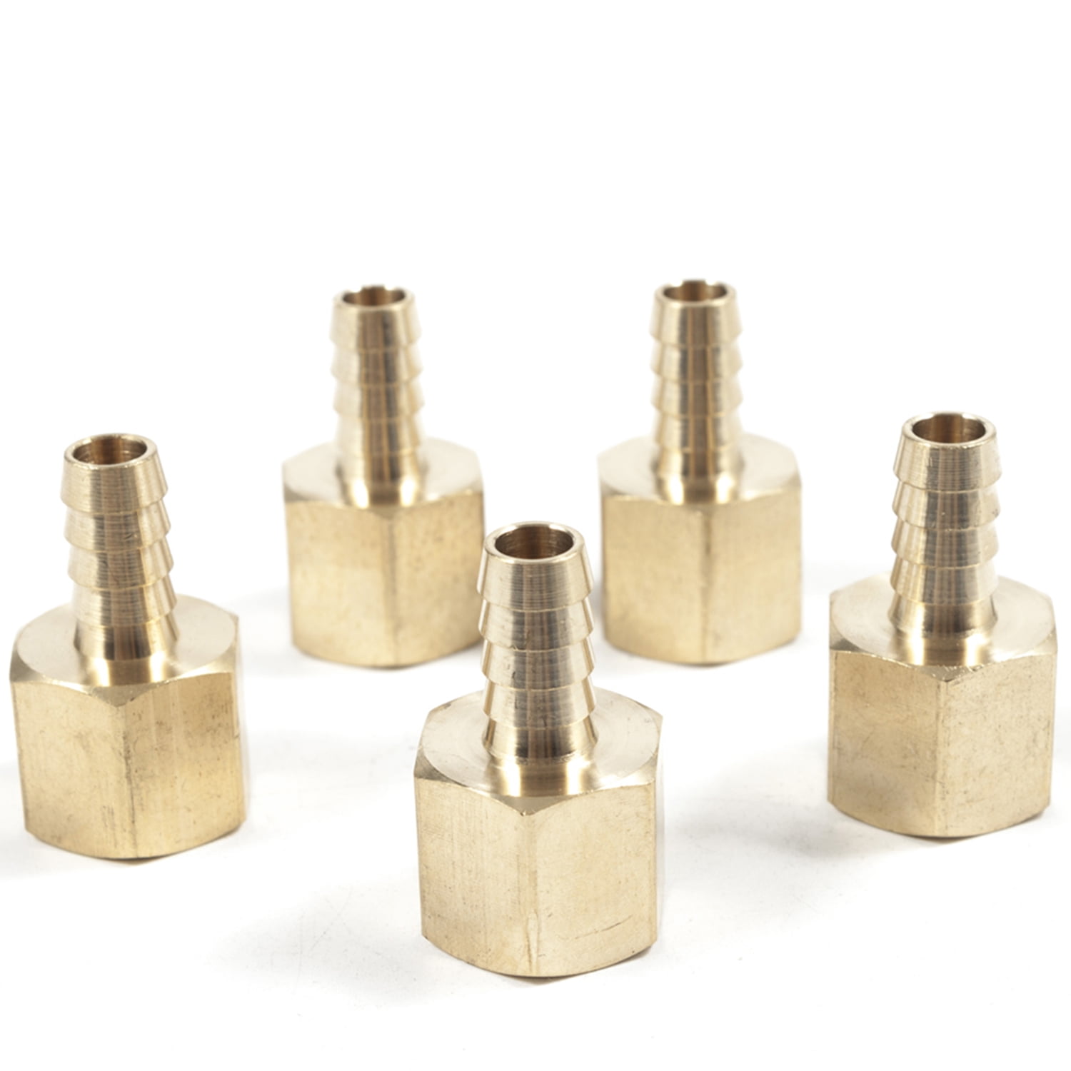 LTWFITTING Brass Fitting Coupler 3/8-Inch Hose ID x 1/2-Inch Female NPT ...