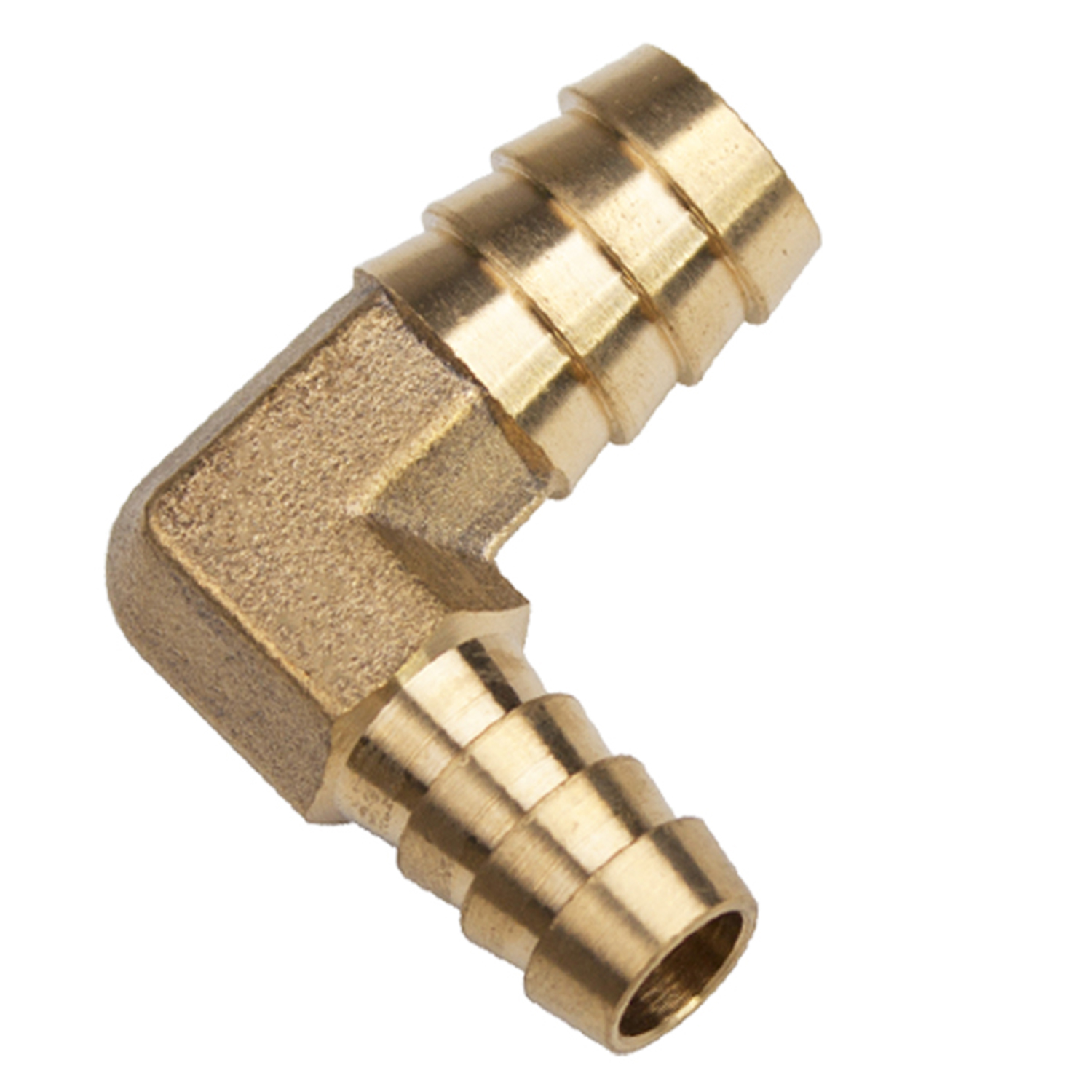 LTWFITTING 90 Deg Reducing Elbow Brass Barb Fitting 1/2-Inch x3/8-Inch ...