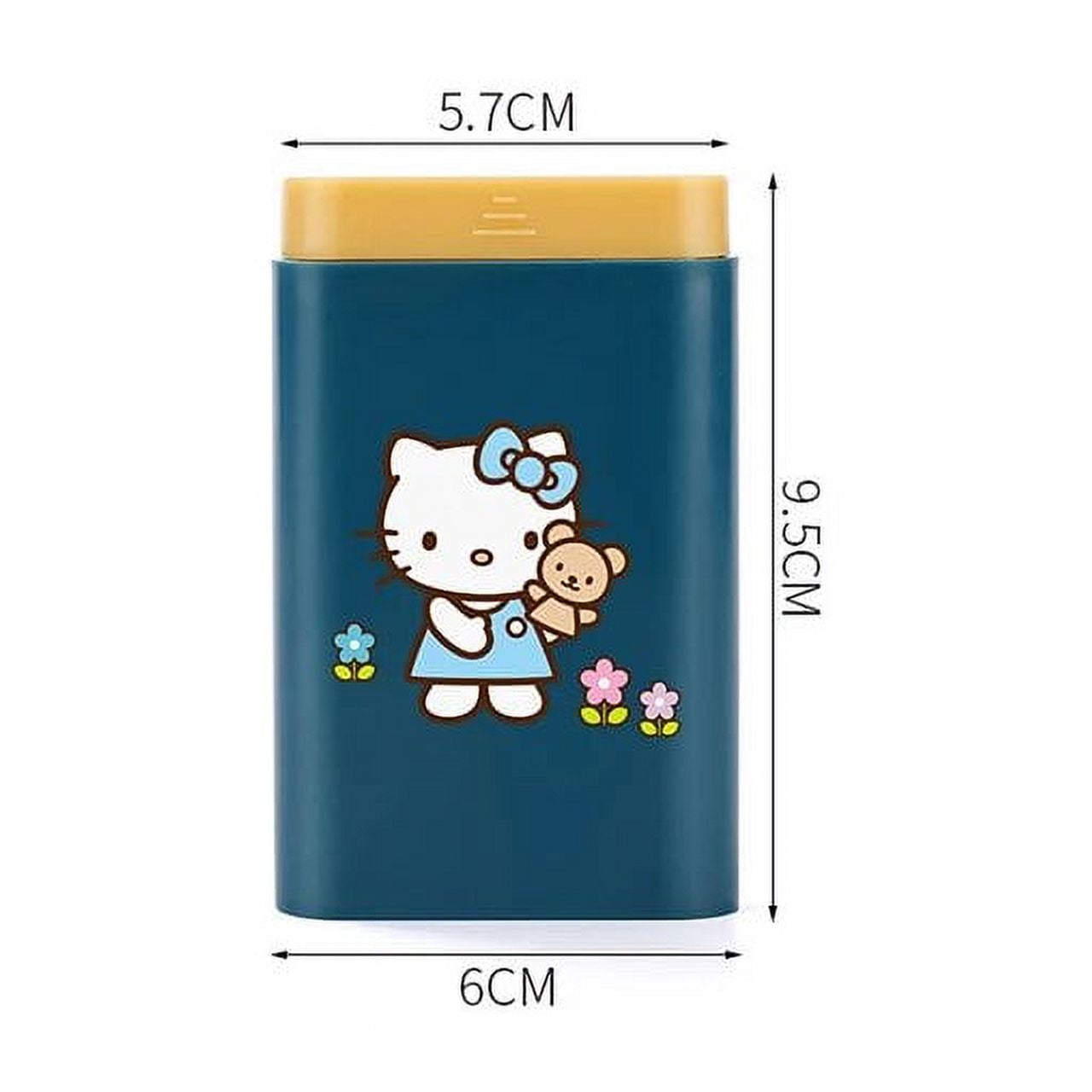 LU Kawaii Sanrio Small Pill Box Hello Kittys Cute Anime Portable ...