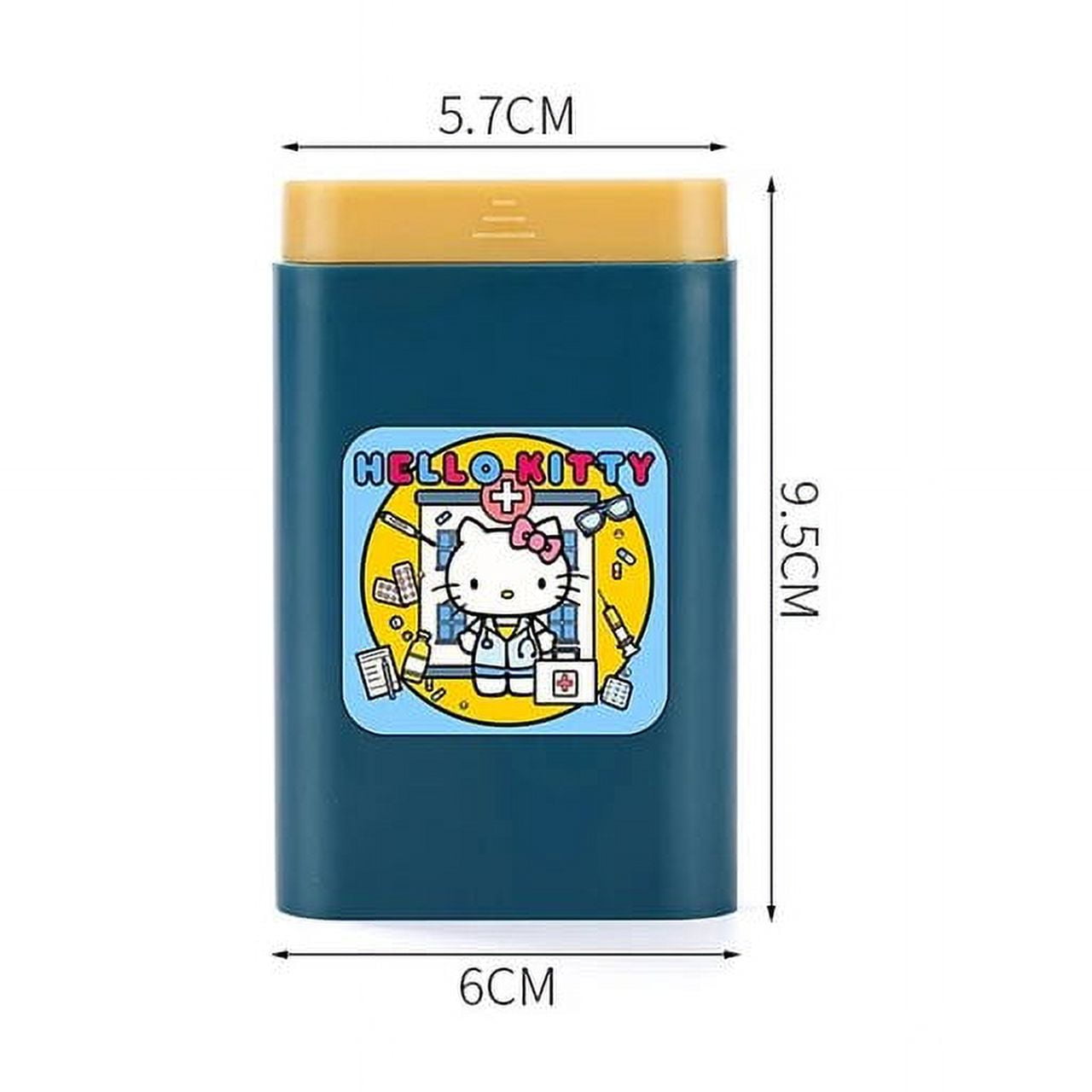 LU Kawaii Sanrio Small Pill Box Hello Kittys Cute Anime Portable ...