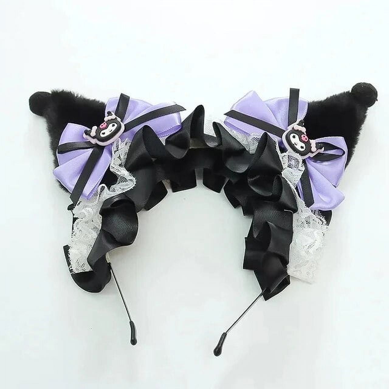 LU LU Sanrioed Kuromi Girl Cute Cartoon Lolita Dress Spring and Autumn ...