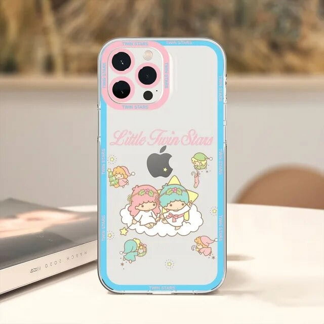 LU MINISO Sanrio Little Twin Stars Phone Case For iPhone 11 12 Mini 13 ...