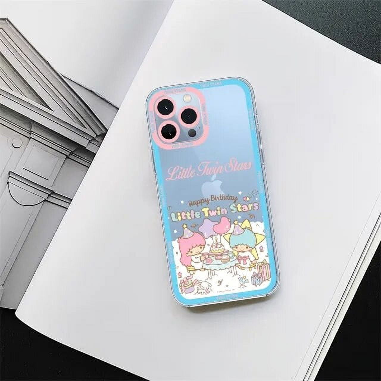 LU MINISO Sanrio Little Twin Stars Phone Case For iPhone 11 12 Mini 13 ...