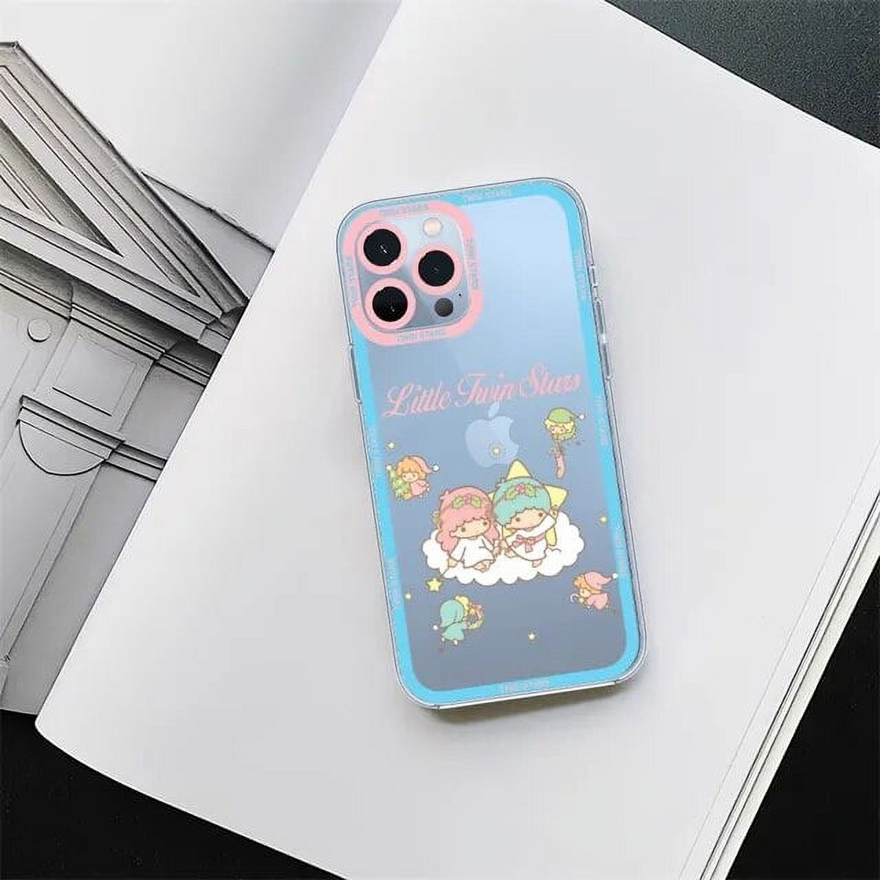 LU MINISO Sanrio Little Twin Stars Phone Case For iPhone 11 12 Mini 13 ...