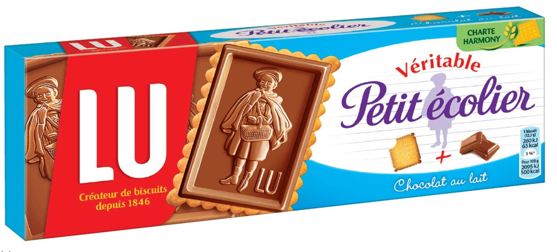 LU Veritable Petit Ecolier XEF1 Milk Chocolate Biscuits 150g - Walmart.com