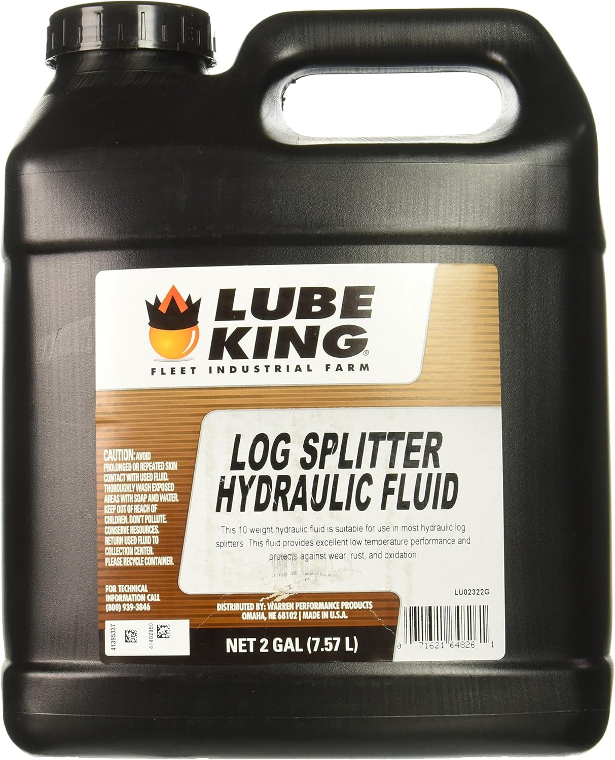 LU02322G 2 gallon Log Split Hydraulic Oil - Walmart.com