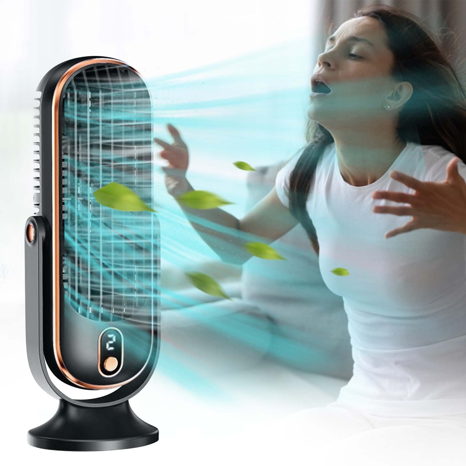 LU1 Portable Usb Fan,Desktop Small Fan with 5 Speed Settings,Powerful ...