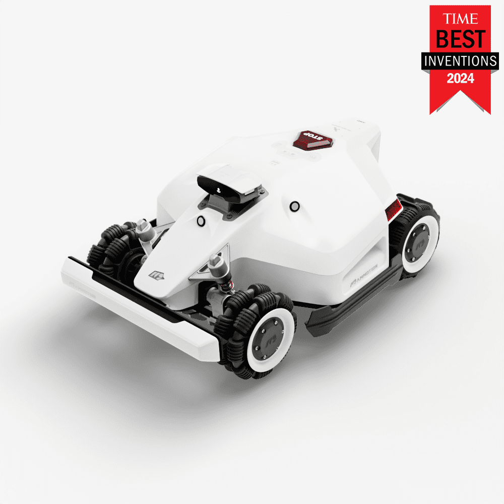 LUBA 2 AWD 5000H Robot Lawn Mower, Perimeter Wire Free Vision Robotic ...