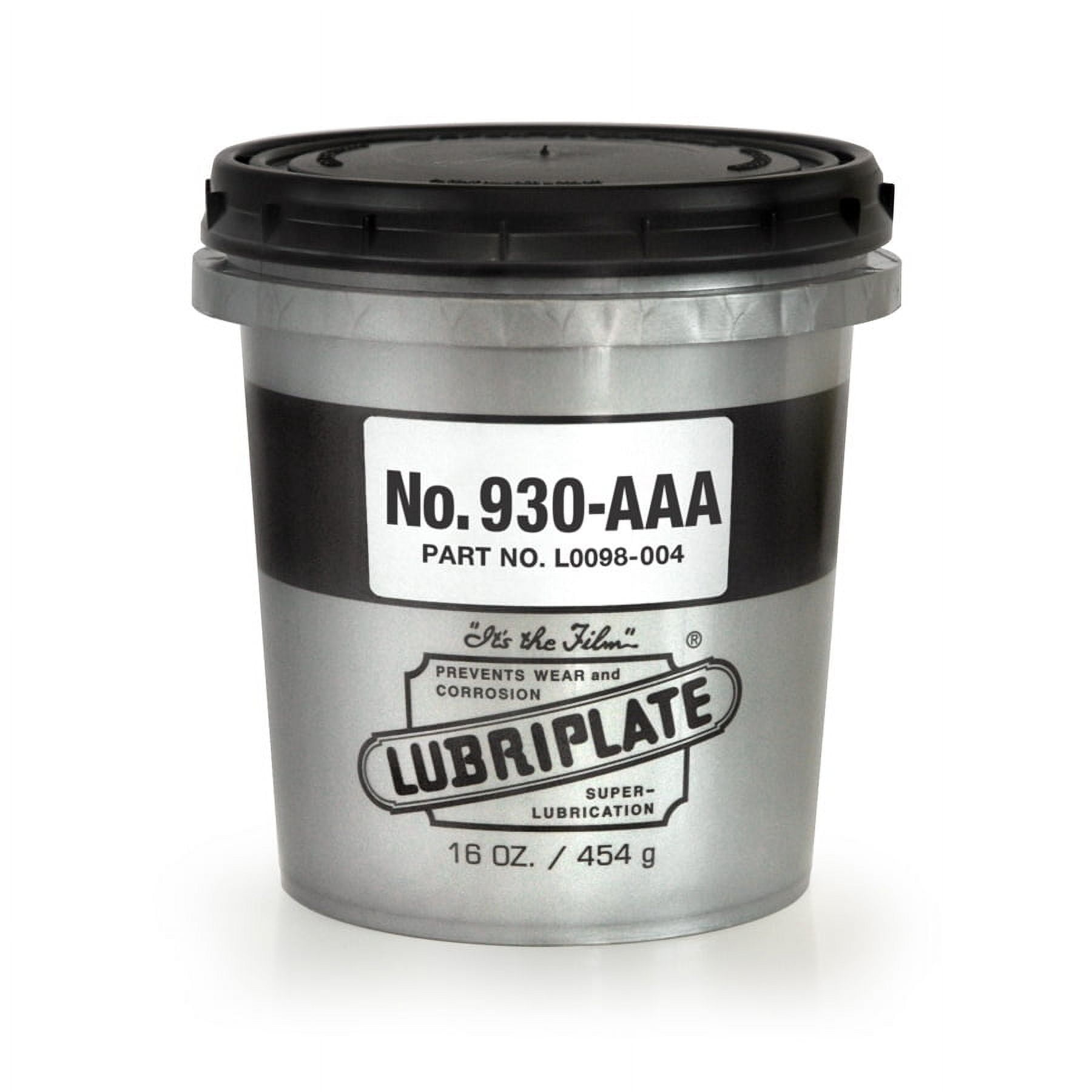 LUBRIPLATE BENTONE TYPE GREASE L0098-004 No. 930-AAA CTN 12/16 OZ TUBS ...