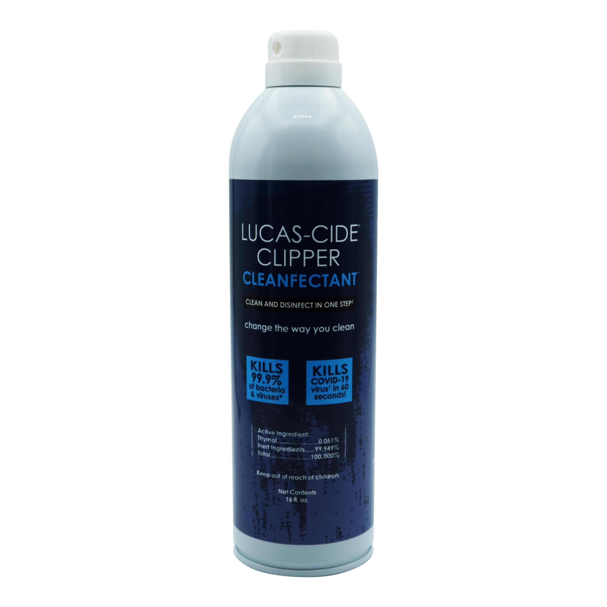 Lucas-Cide Cleanfectant Clipper Cleaner and Blade Maintenance Spray 16 ...