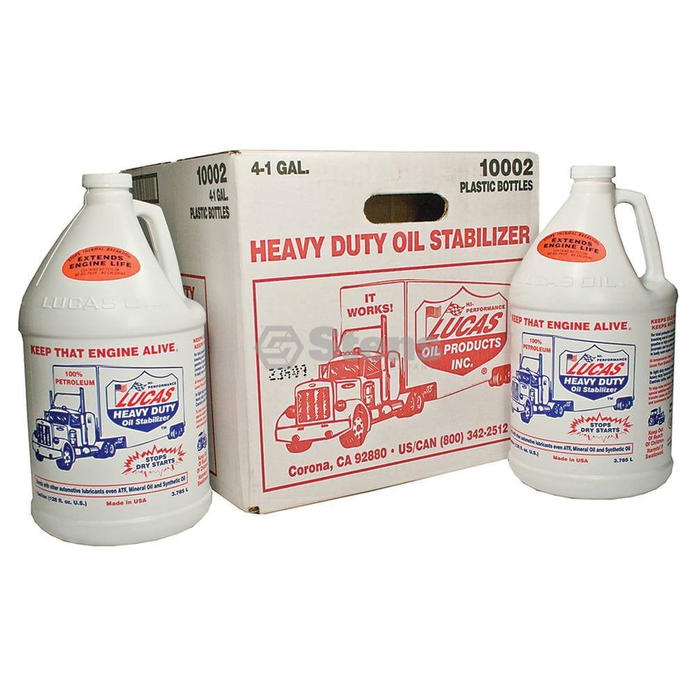 LUCAS OIL 10002 H/D Oil Stabilizer 4 Pack /1 Gal - Walmart.com