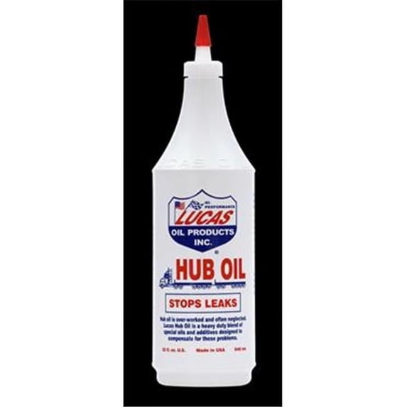 Lucas Oil Hub Oil, Stops Leaks in Axles and Trailer Hubs, Heavy Duty ...