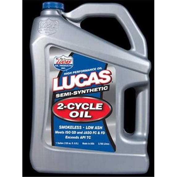 LUCAS OIL 10115 Semi Synthetic 2-Cycle Oil, 1 Gallon - Walmart.com