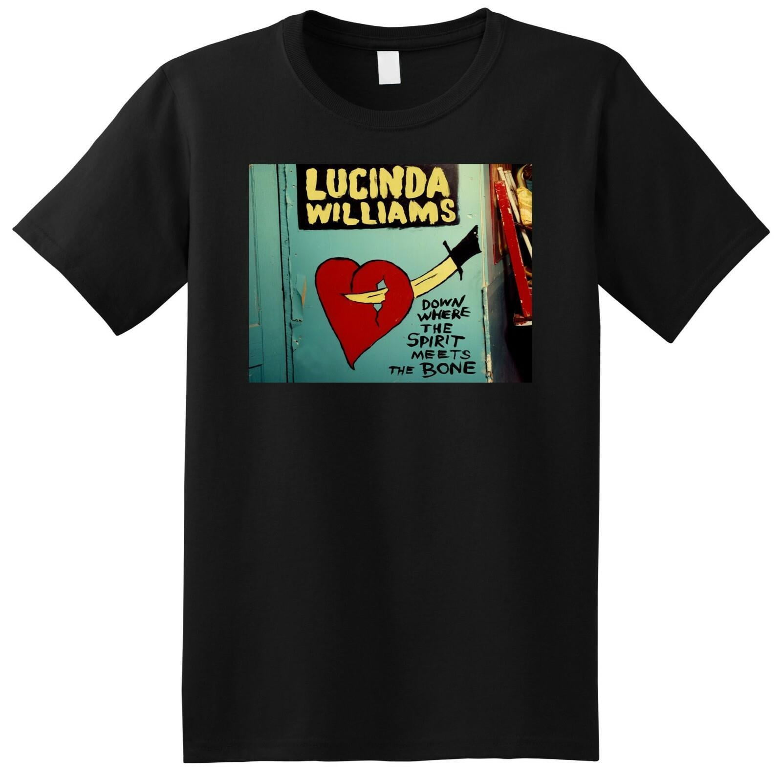 LUCINDA WILLIAMS T SHIRT down where the spirit meets the bone SMALL MEDIUM L XL - Walmart.com