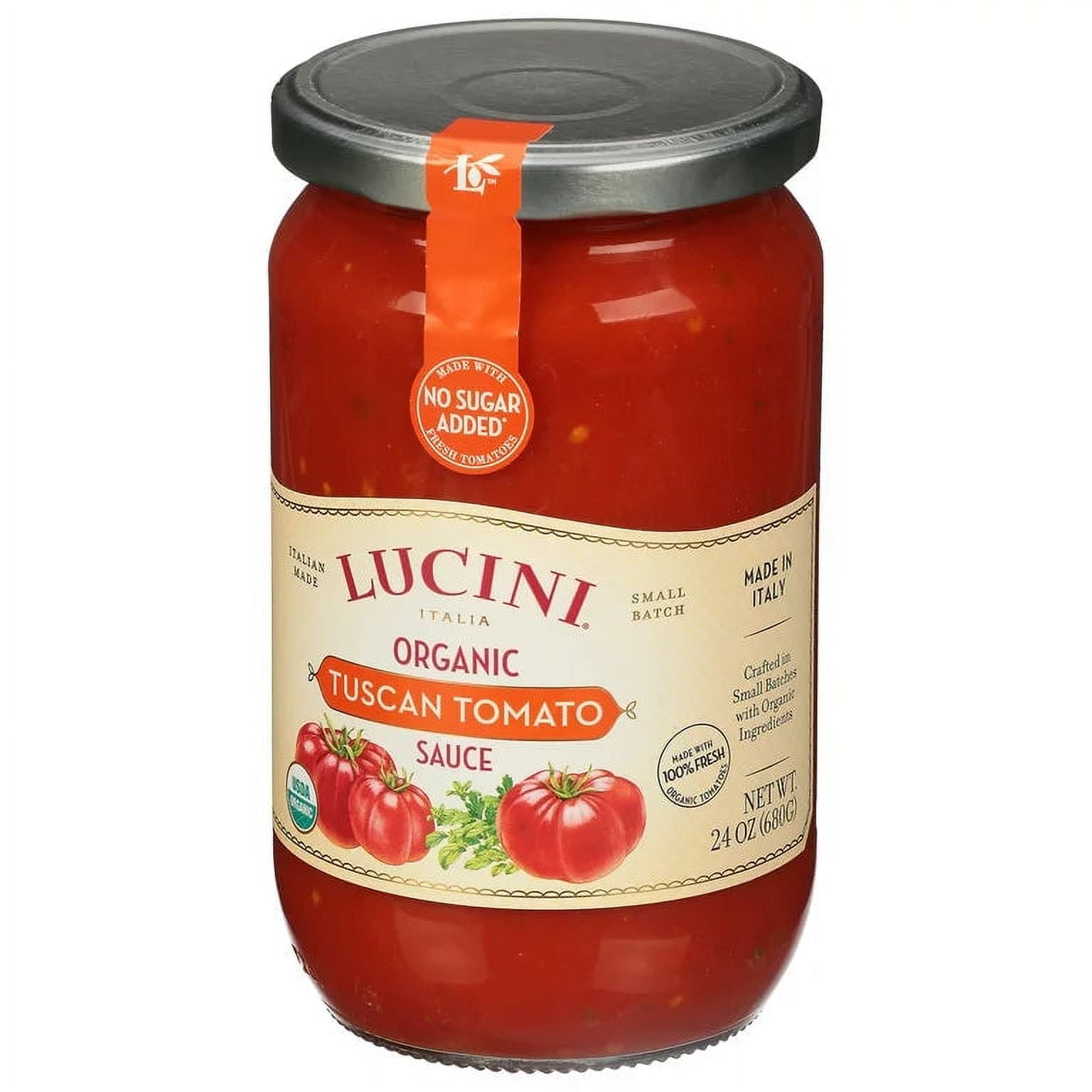 LUCINI MARINARA PASTA SAUCE ORG 24 OZ - Pack of 6 - Walmart.com