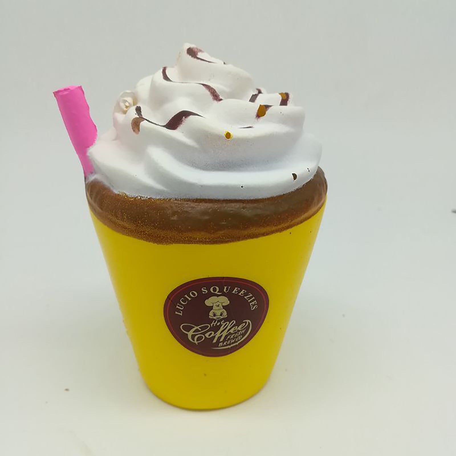 LUCIO SQUEEZIES Coffee Squishy Toy - Stress Relief Fidget Cup for Kids ...