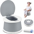 LUCKDEER Portable Potty for Kids Travel - Foldable Training Toilet ...
