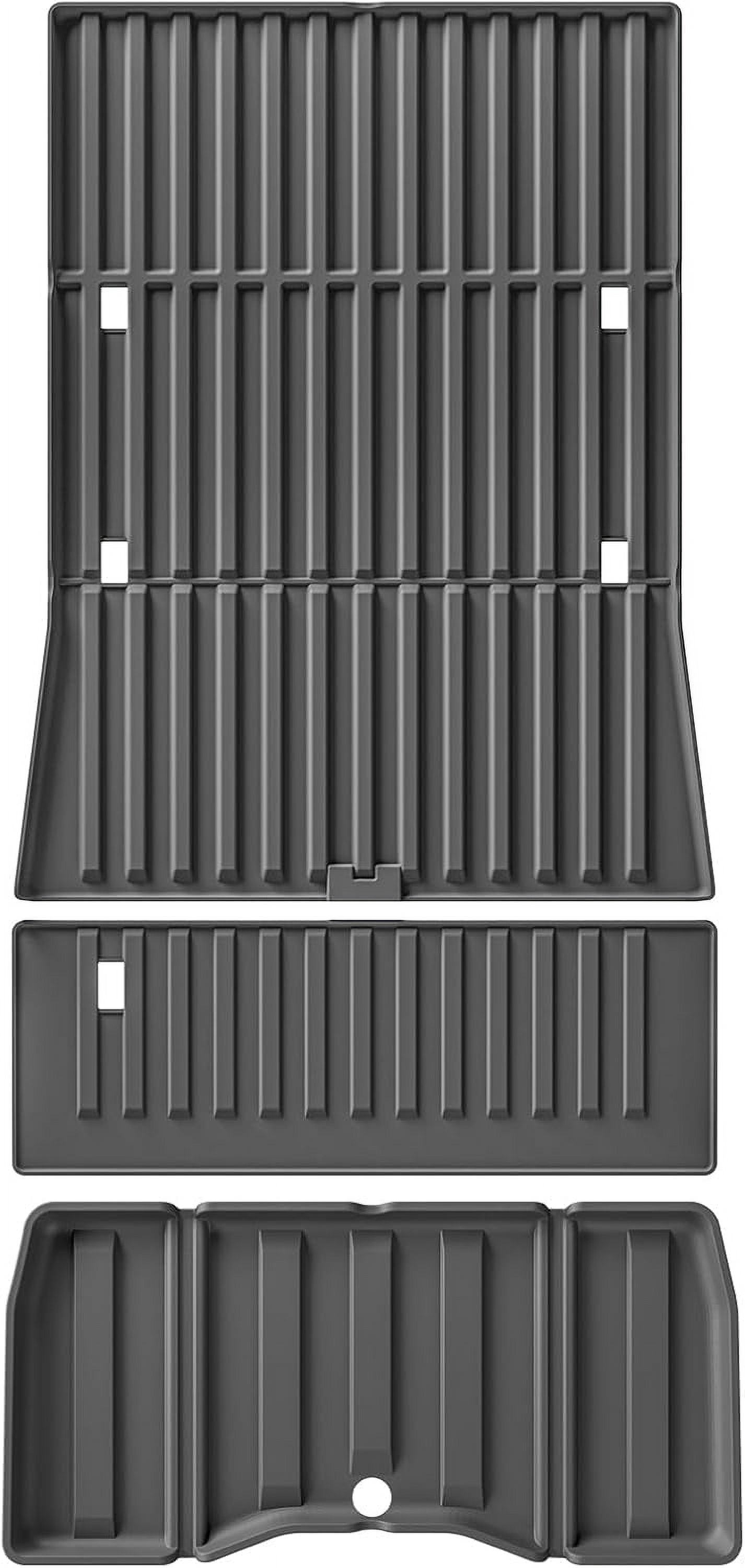 LUCKEASY 3pcs Truck Bed Mat Compatible with 2023 2024 Tesla Cybertruck ...