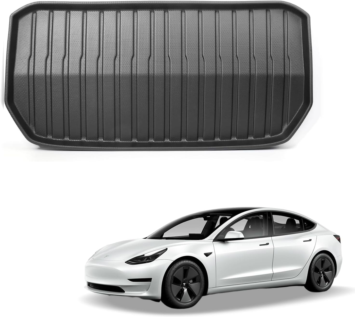 LUCKEASY for Tesla Model Y 2020-2024 Car Front Trunk Mat Lower Layer ...