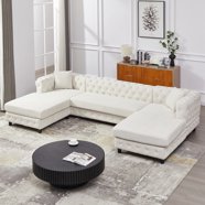 Vcatnet Modular Sectional Sofa Couch Corduroy L Shaped Oversized Modern ...