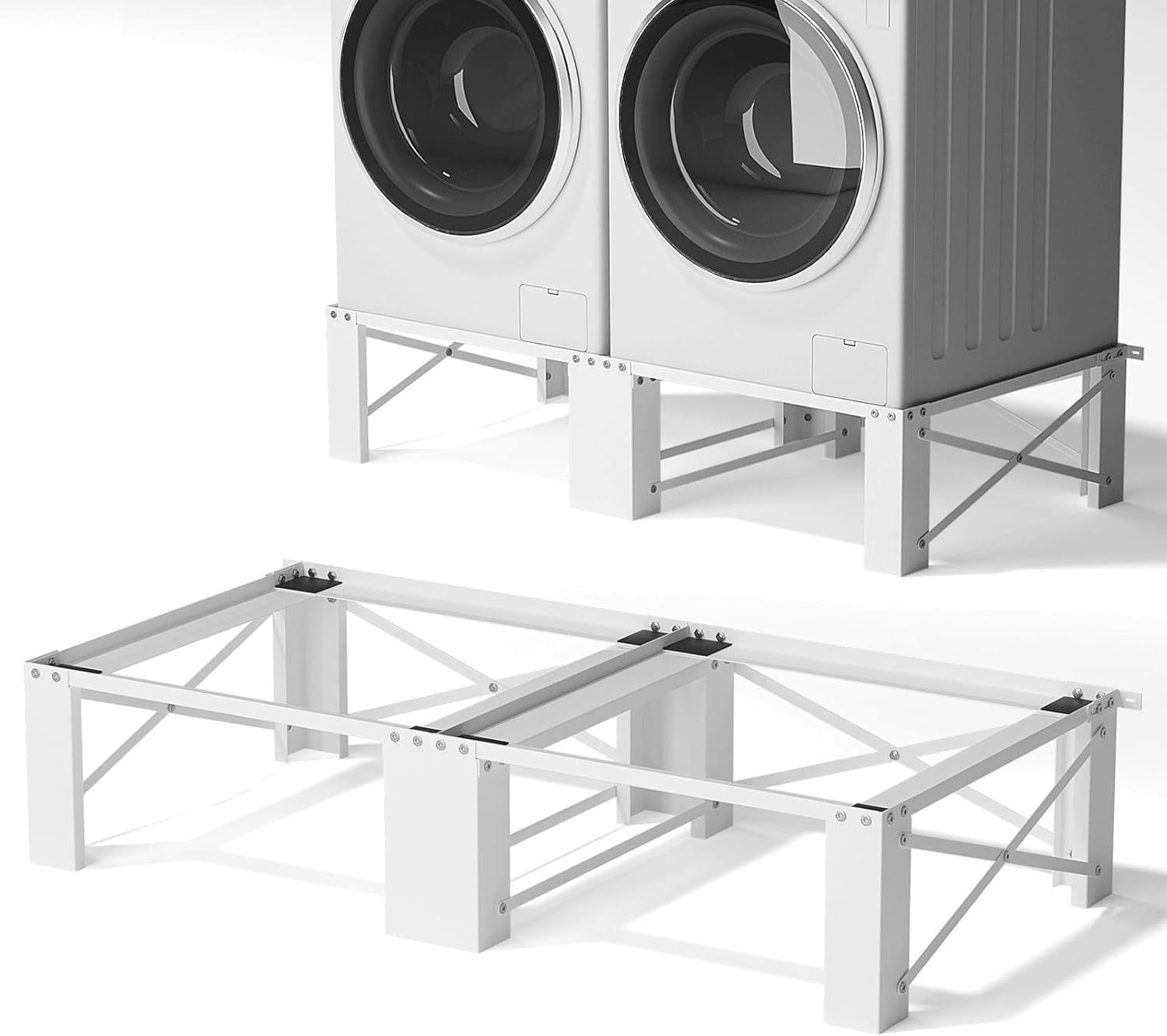 LUCKUP 2 Pack 29" Laundry Pedestal Heavy Duty Washer and Dryer Pedestal ...