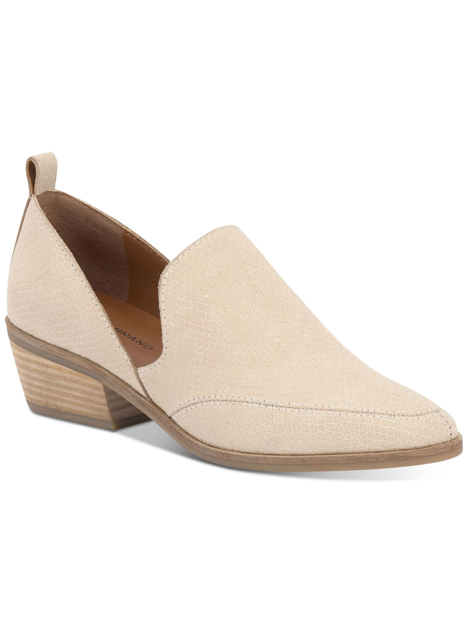 LUCKY BRAND Womens Ivory Snake Side Cutouts Pull Tab Padded Mahzan ...