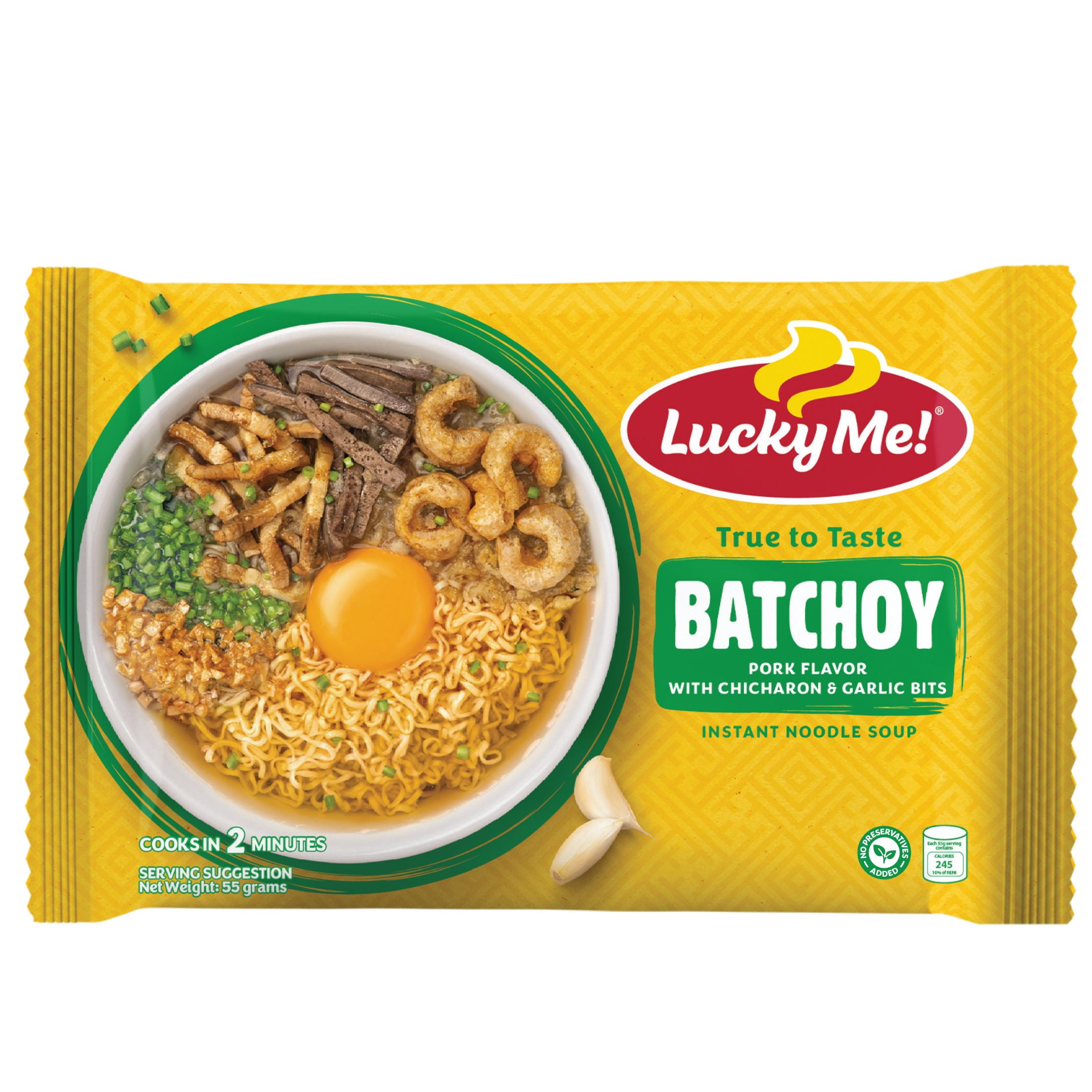 LUCKY ME! INSTANT NOODLES LA PAZ BATCHOY 55G - Walmart.com