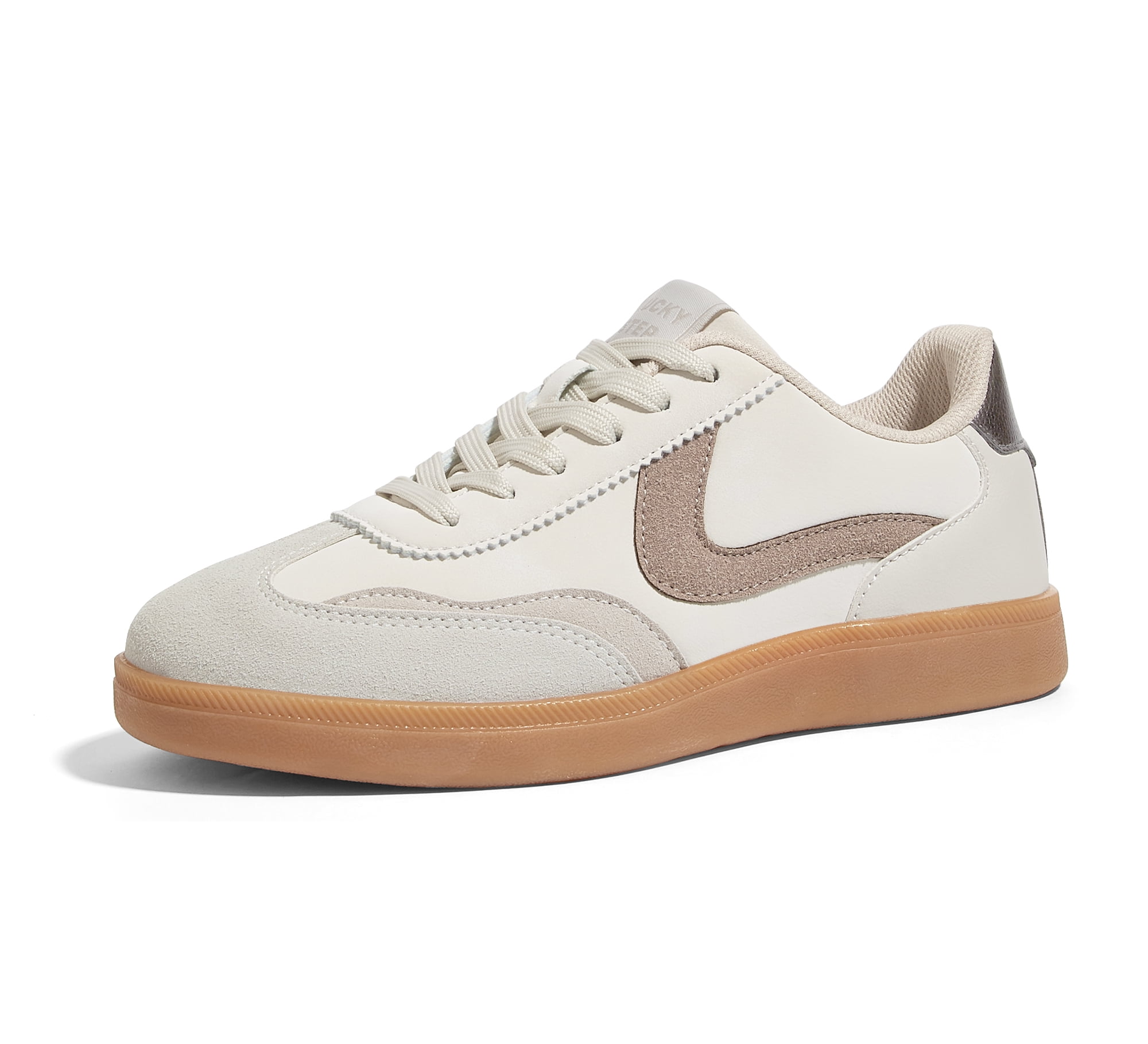 LUCKY STEP Womens Classic Retro Sneakers Non Slip Fashion Casual Shoes ...