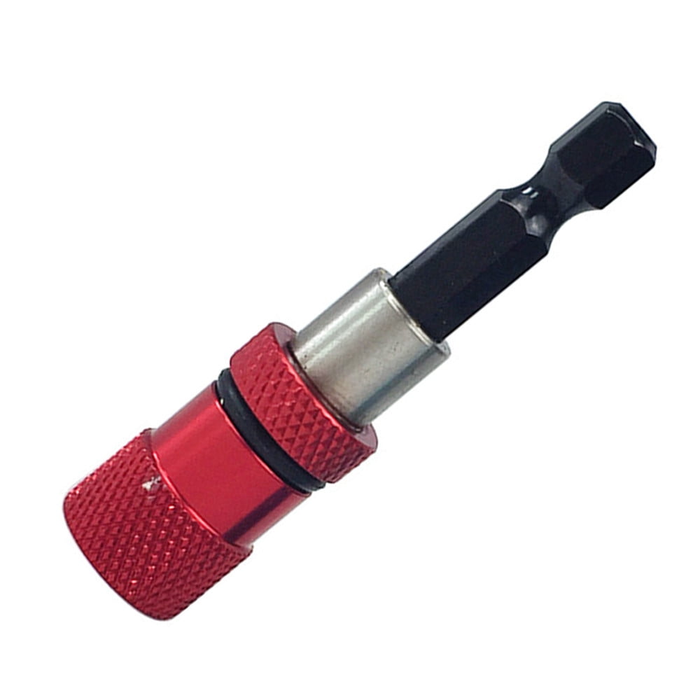 LUCKYDAYTT 1/4inch Hex Shank Magnetic Bit Holder Extension Bar Electric ...