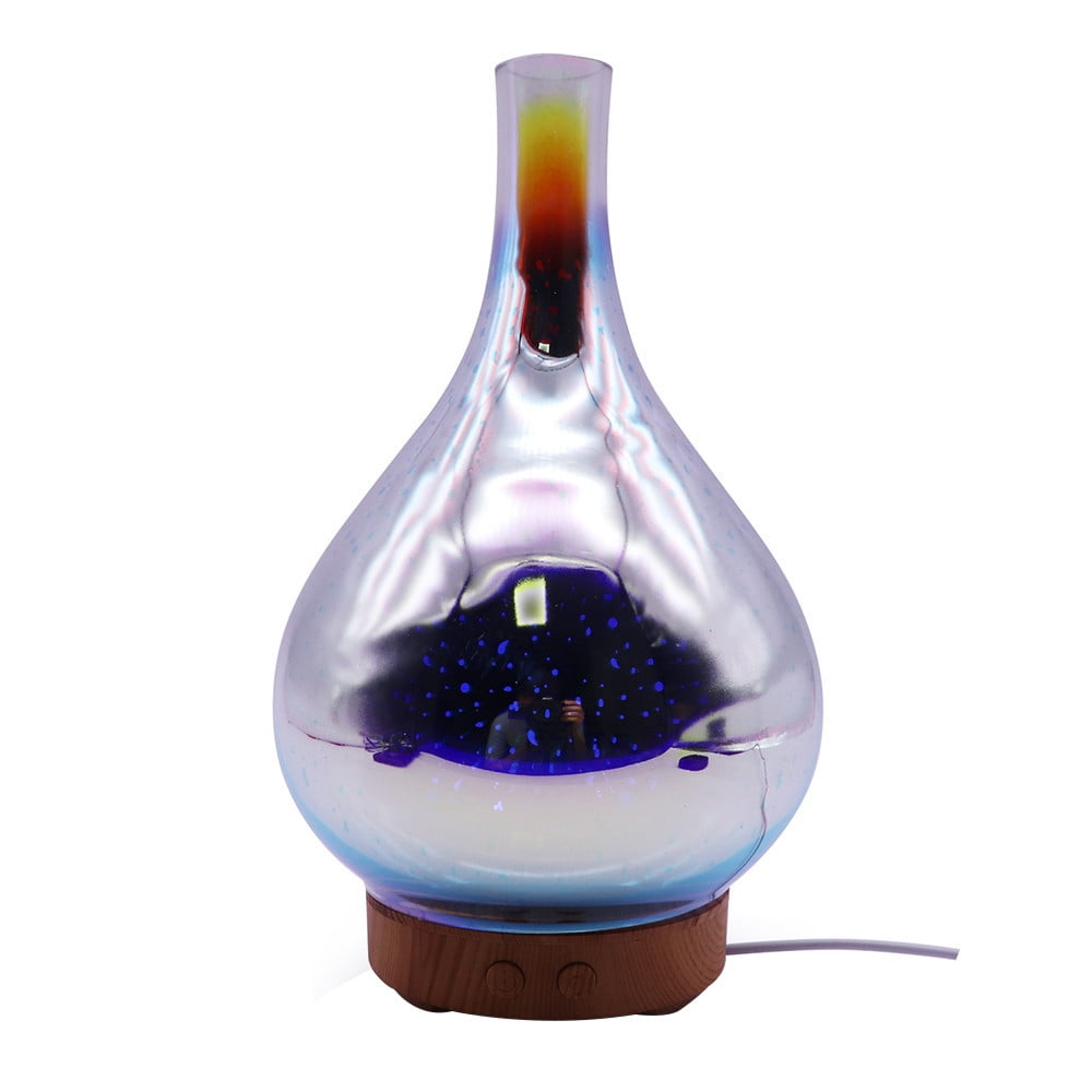LUCKYDAYTT Glass Night Lights Diffusers Humidifier 7 Colour Changing ...