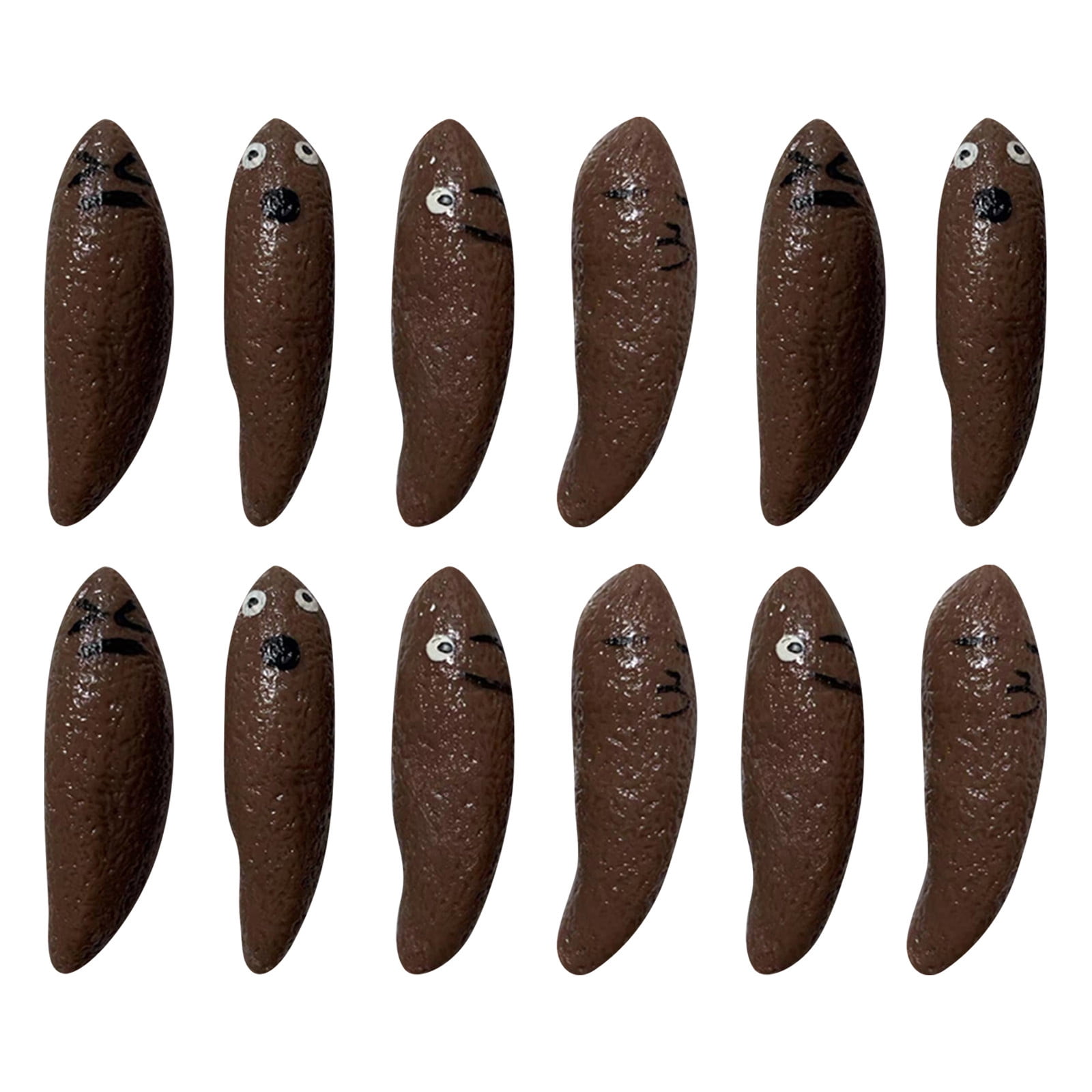LUCKYDAYTT Realistic Fake Poop Prank Set 12 Pieces of Hilarious Gag Toy ...