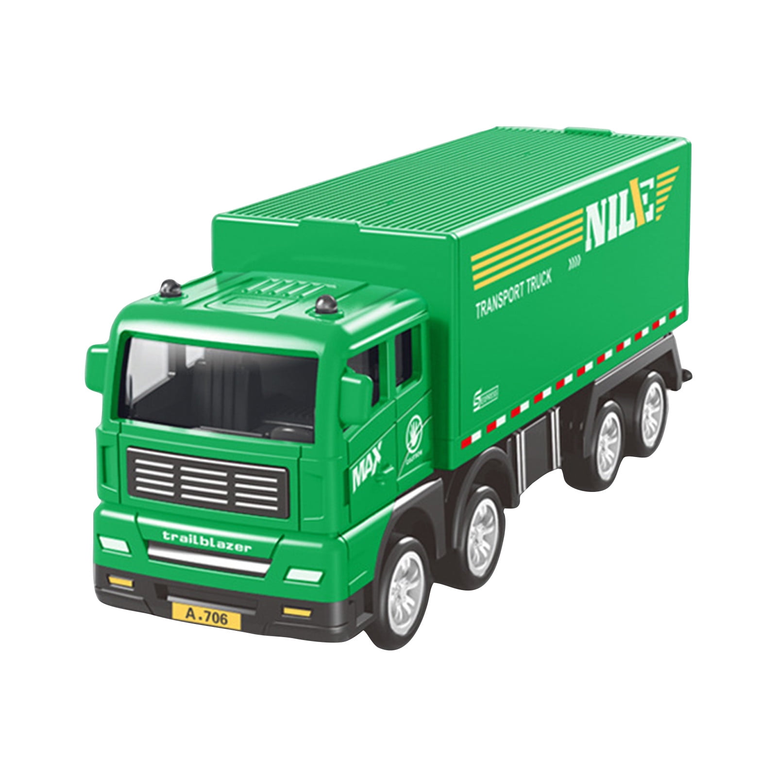 LUCKYDAYTT Vehicle Model Fire Truck Toy, Realistic Sirens And Buttons ...