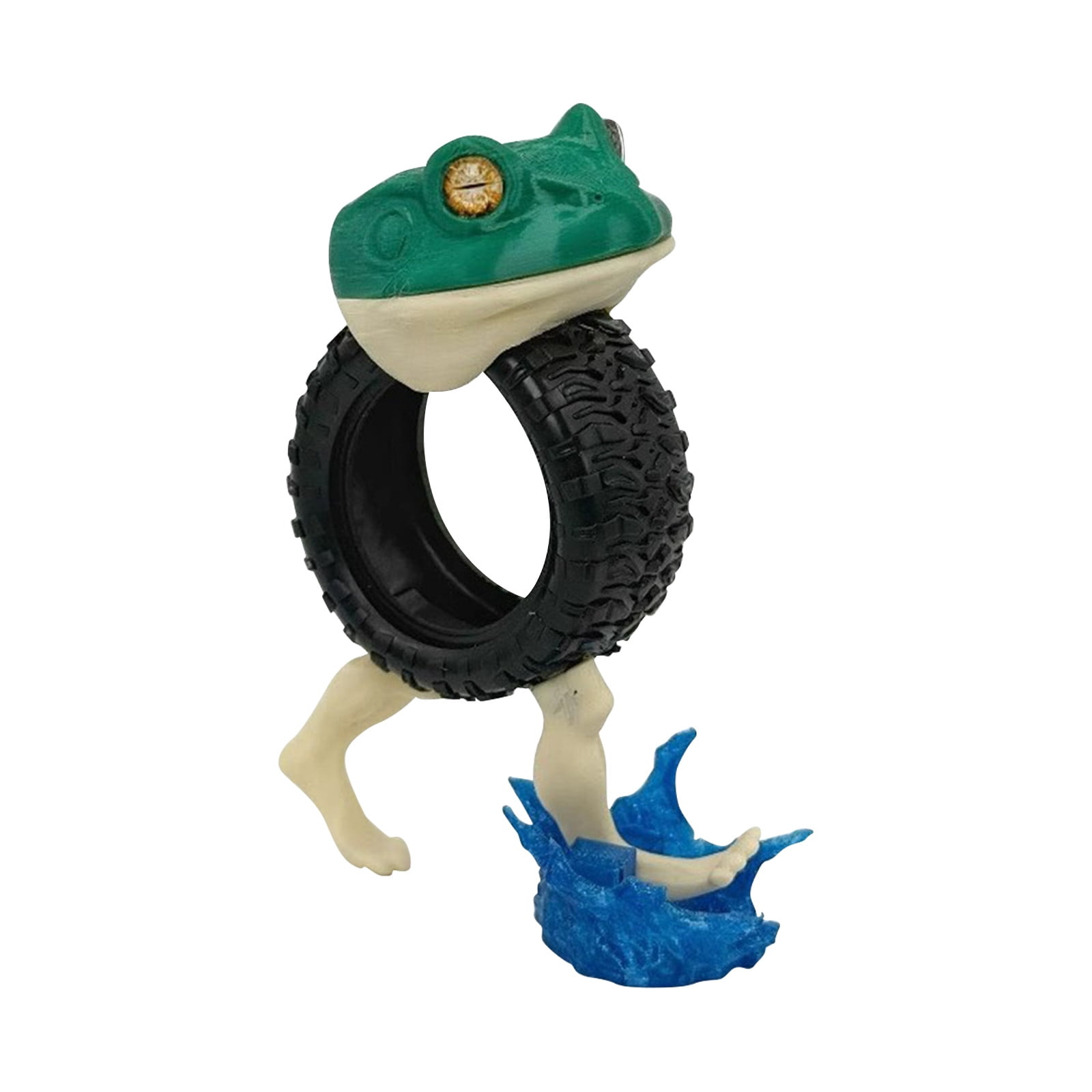 LUCKYLTT 3D printed Bonecaambalabu tire frog with human legs - Walmart.com